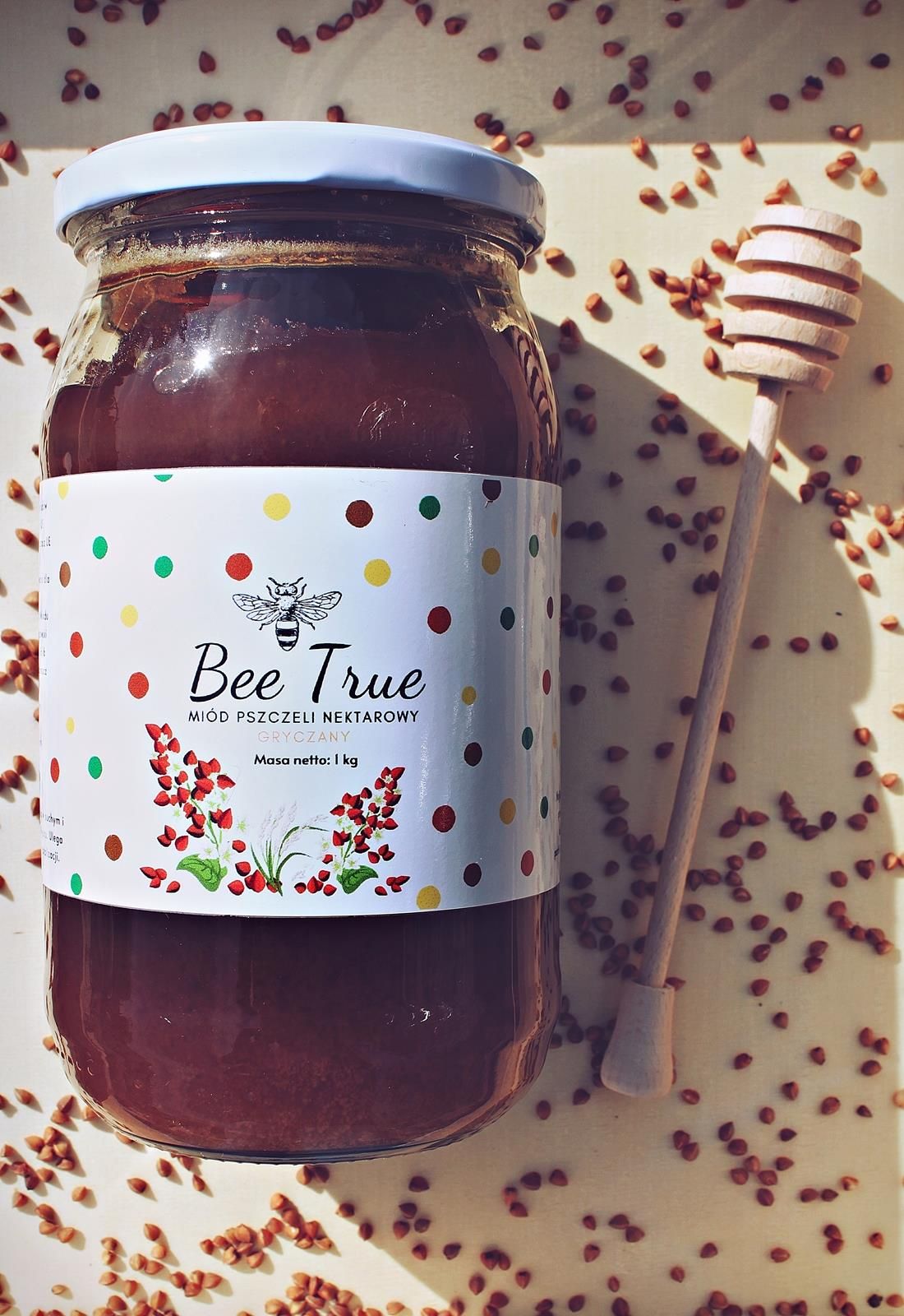Bee True Miód Gryczany 1Kg - Ceny i opinie - Ceneo.pl