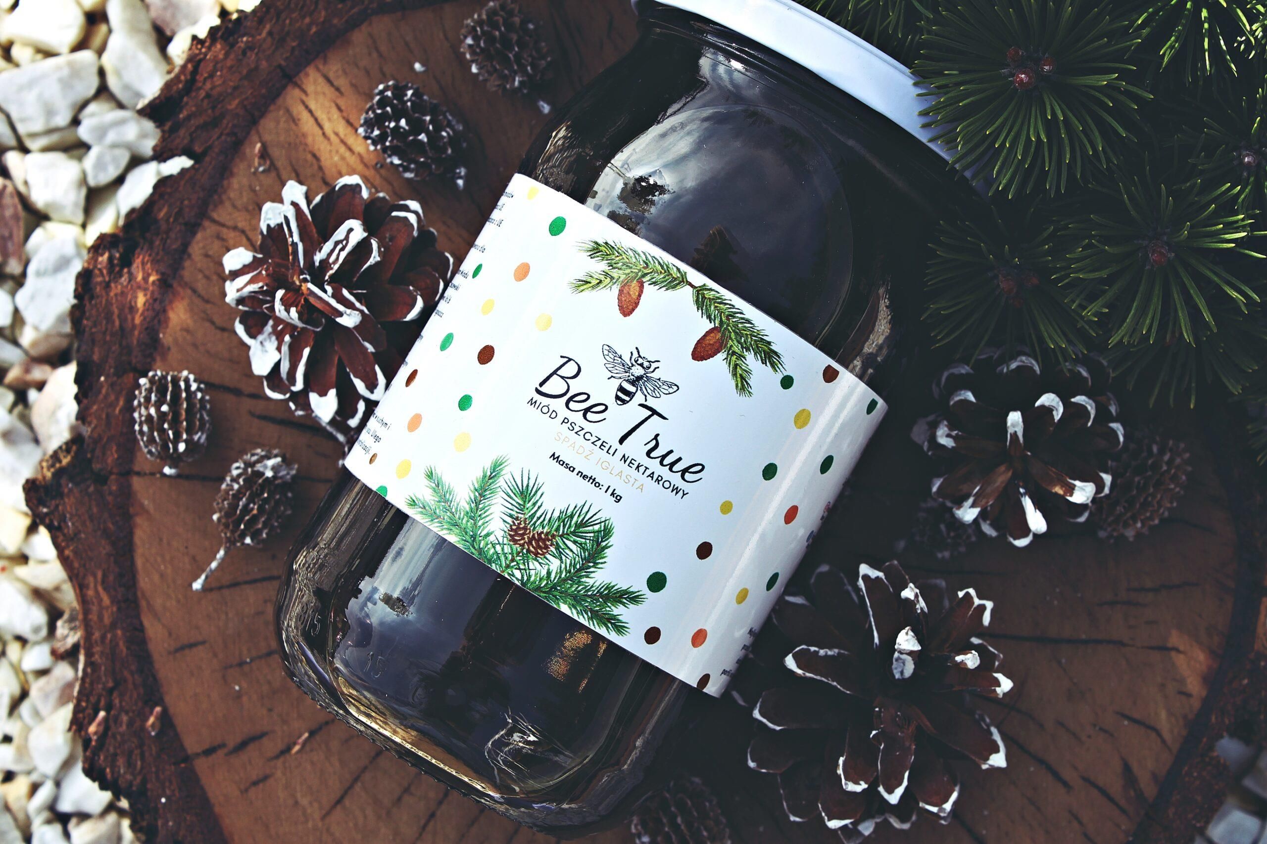 Bee True Miód Spadziowy iglasty 1Kg - Ceny i opinie - Ceneo.pl