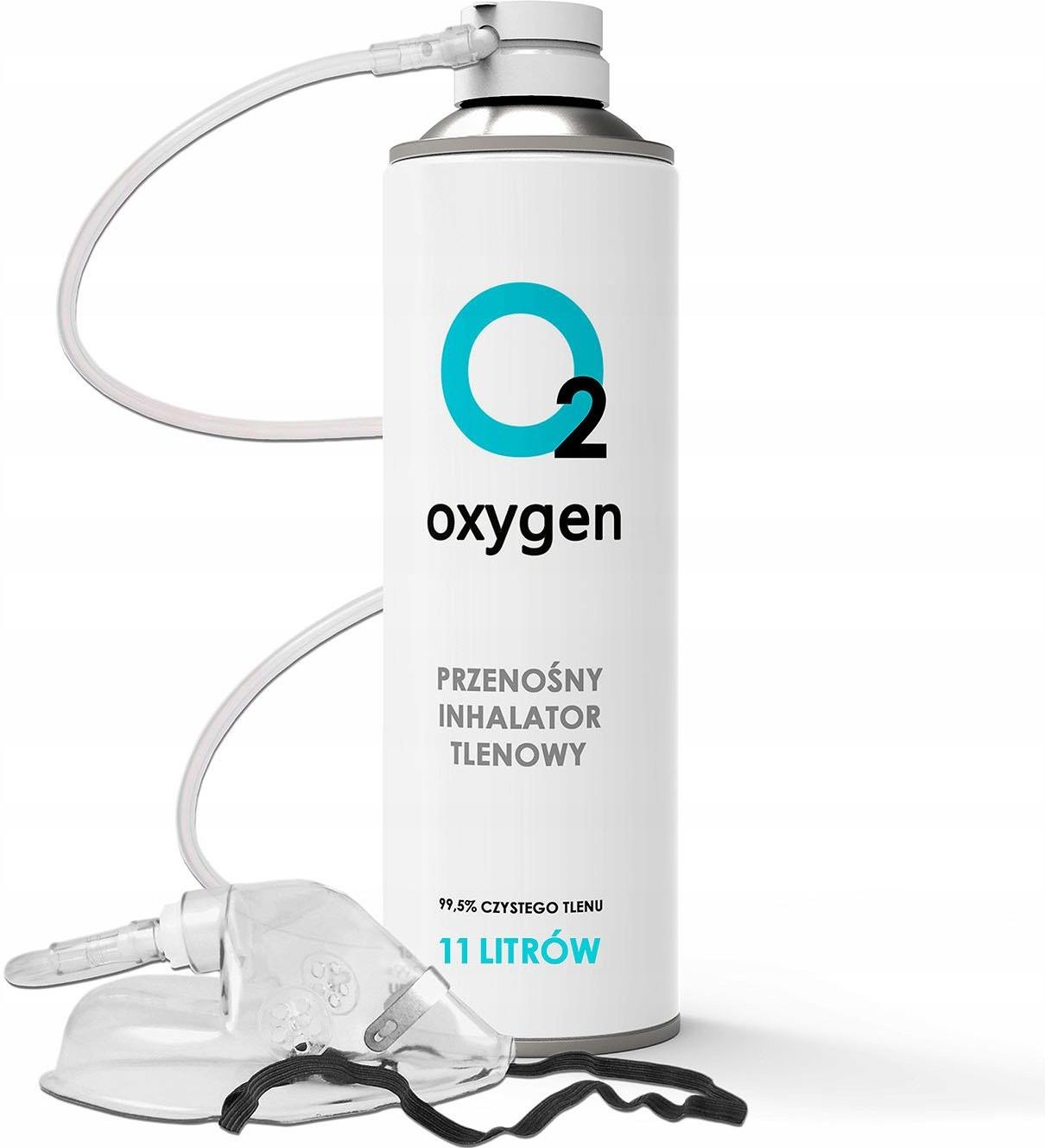 Oxygen O2 Polski Tlen Inhalacyjny W Puszce 99,5% 11L Maska - Ceny i ...