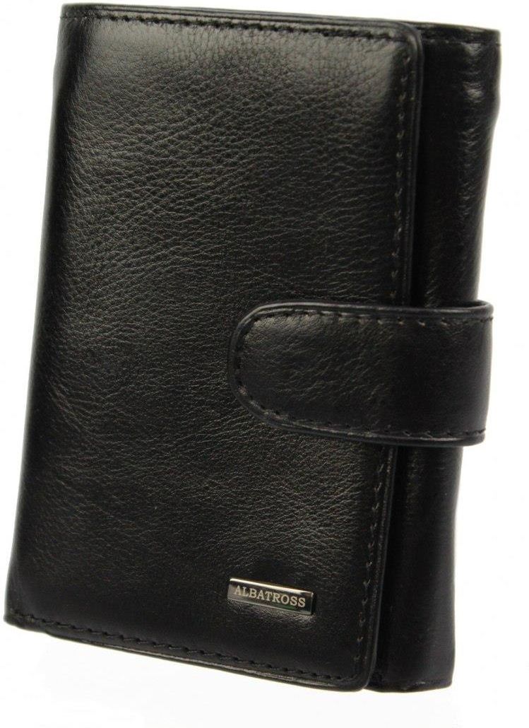 Albatross Elegancki Portfel Skórzany Skóra Licowa Pionowy Z Zapięciem A ...