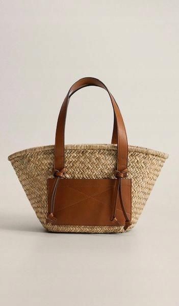 Mango Torebka Kosz Koszyk Ażurowy Tusk Słomiany - Ceny i opinie - Ceneo.pl