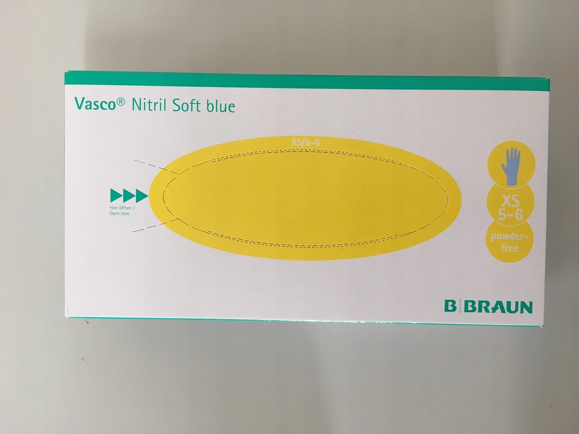 B.Braun Rękawice Nitrylowe Nitril Soft Blue Roz. Xs 200Szt - Ceny i opinie - Ceneo.pl