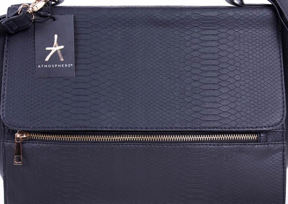 Atmosphere Czarna Torebka Łódka Wężowa Skóra Primark - Ceny i opinie ...