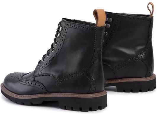 Clarks Trzewiki Batcombe Lord 261465017 Czarny - Ceny i opinie - Ceneo.pl