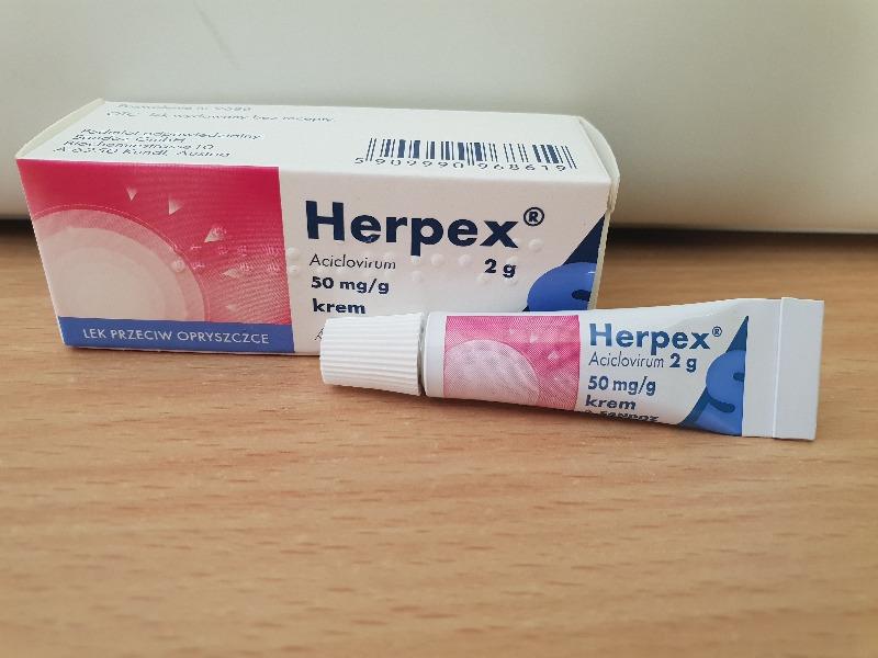 Herpex krem 0,05 g/1g 2 g - Opinie, cena na Ceneo.pl