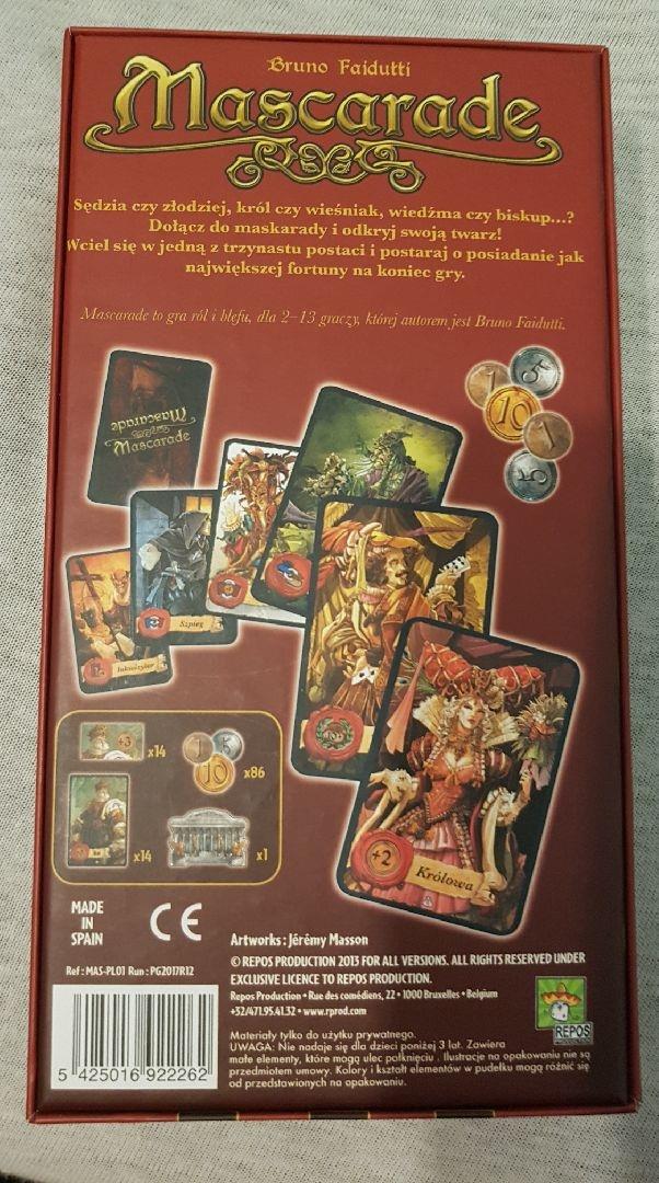 Repos Production Maskarada - Gra planszowa. Ceny i opinie - Ceneo.pl