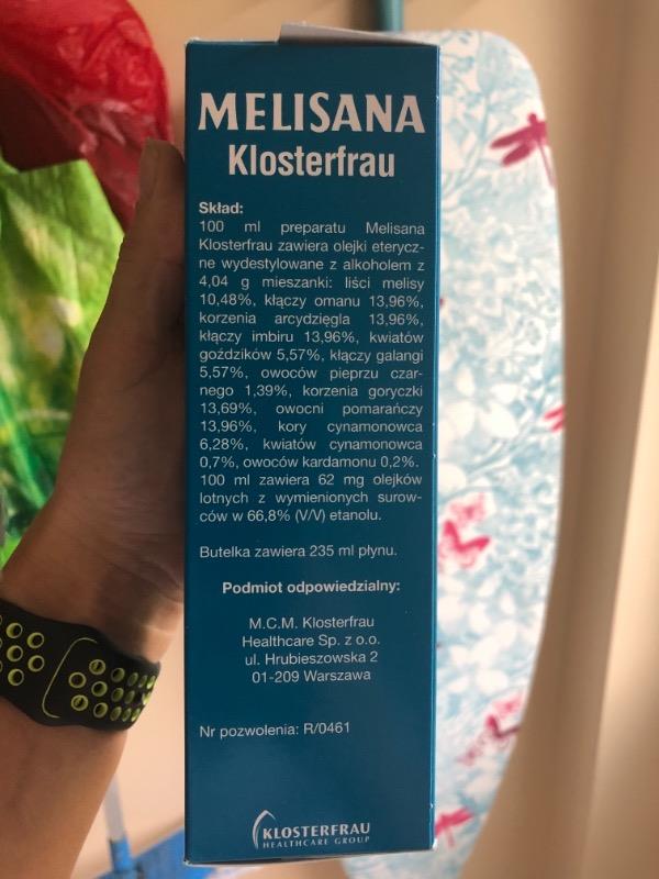 Melisana Klosterfrau 235ml - Opinie i ceny na Ceneo.pl