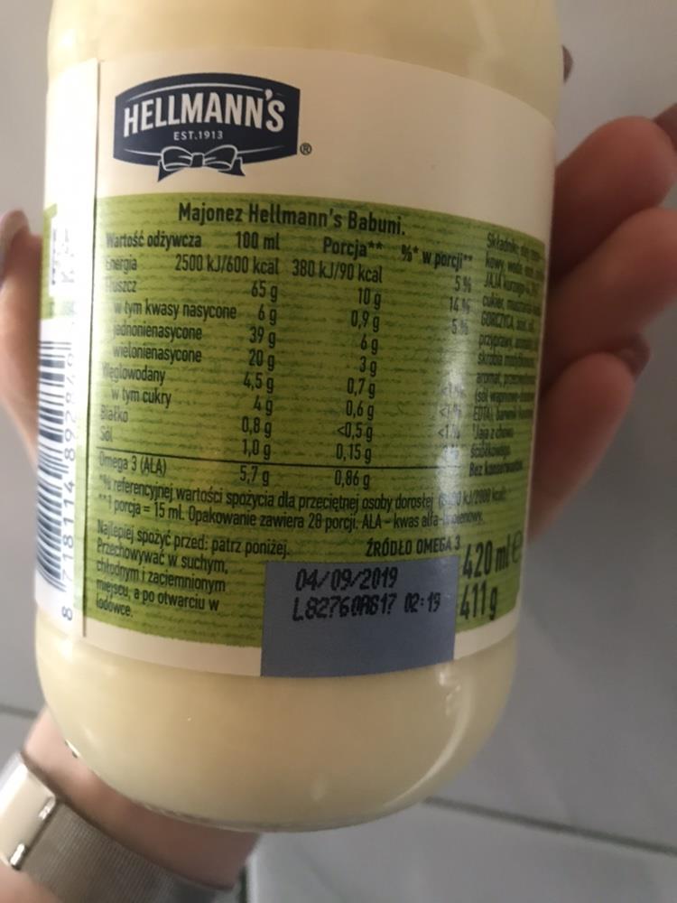 Hellmanns majonez babuni 650ml - Ceny i opinie - Ceneo.pl