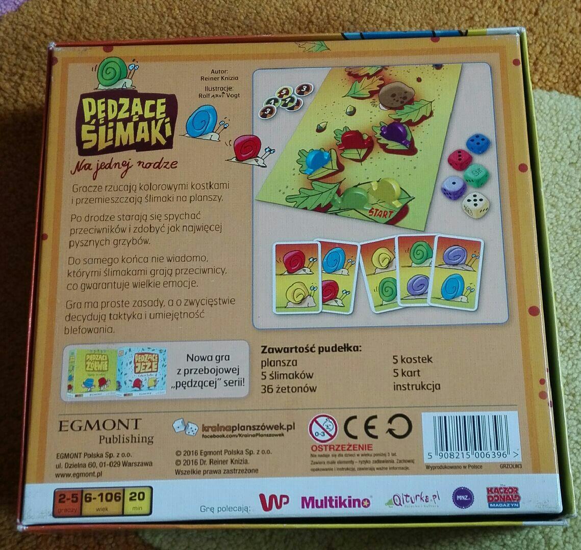 Egmont Pędzące ślimaki - Gra dla dziecka - Ceny i opinie - Ceneo.pl
