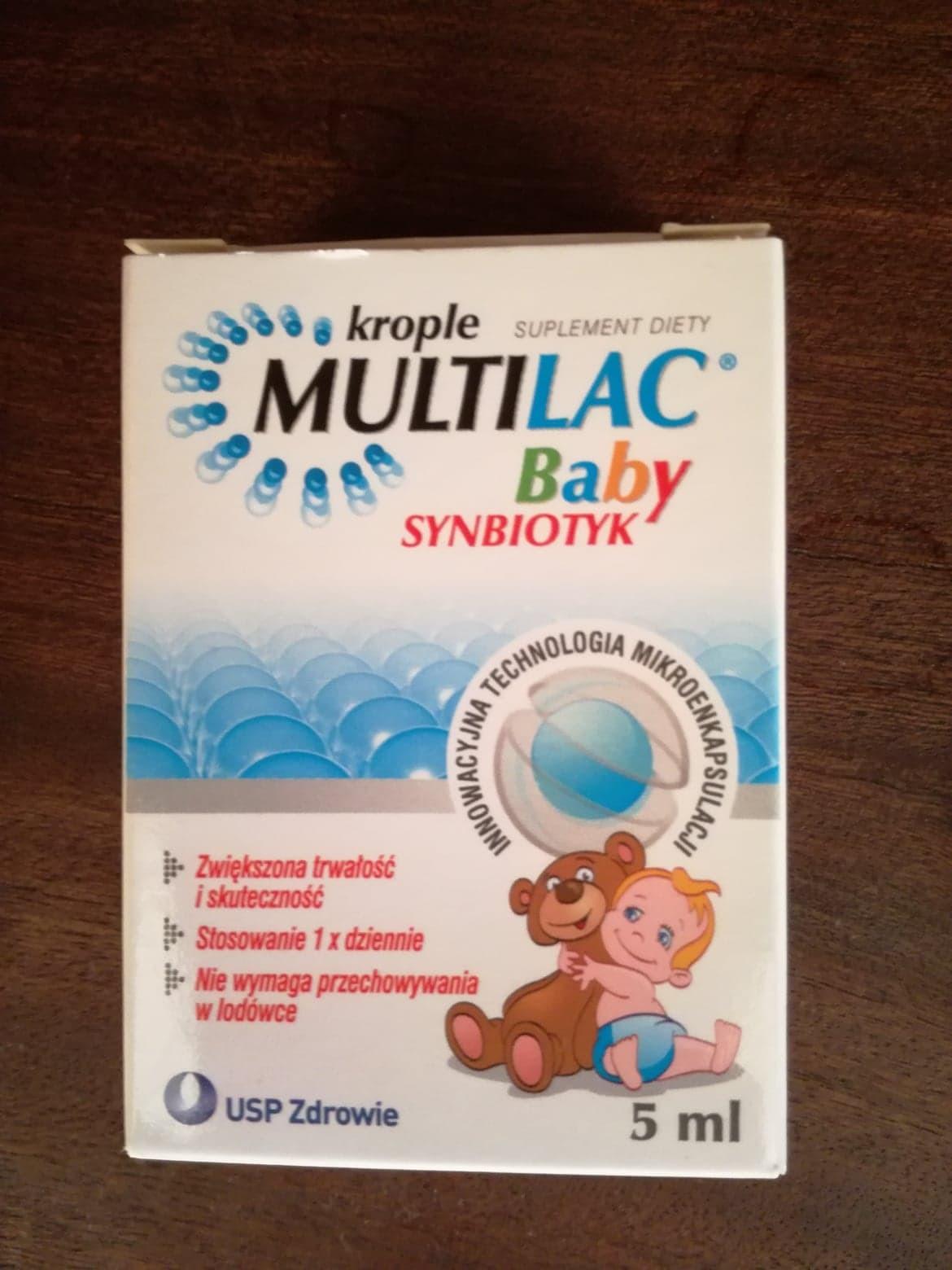 Multilac Baby synbiotyk krople 5ml - Opinie i ceny na Ceneo.pl