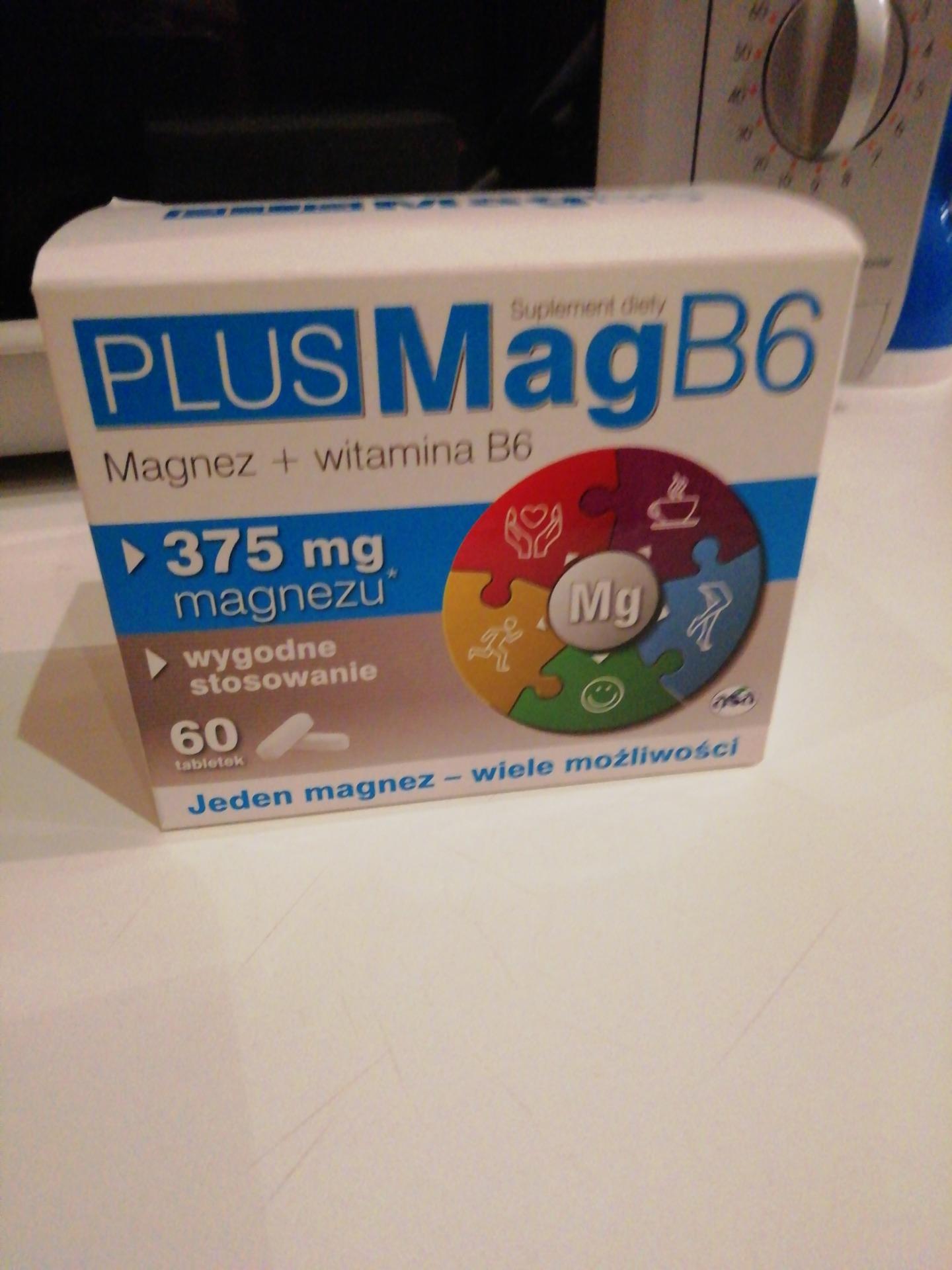 PlusMag B6 Tabletki Magnez Witamina B6 60tabl - Opinie i ceny na Ceneo.pl