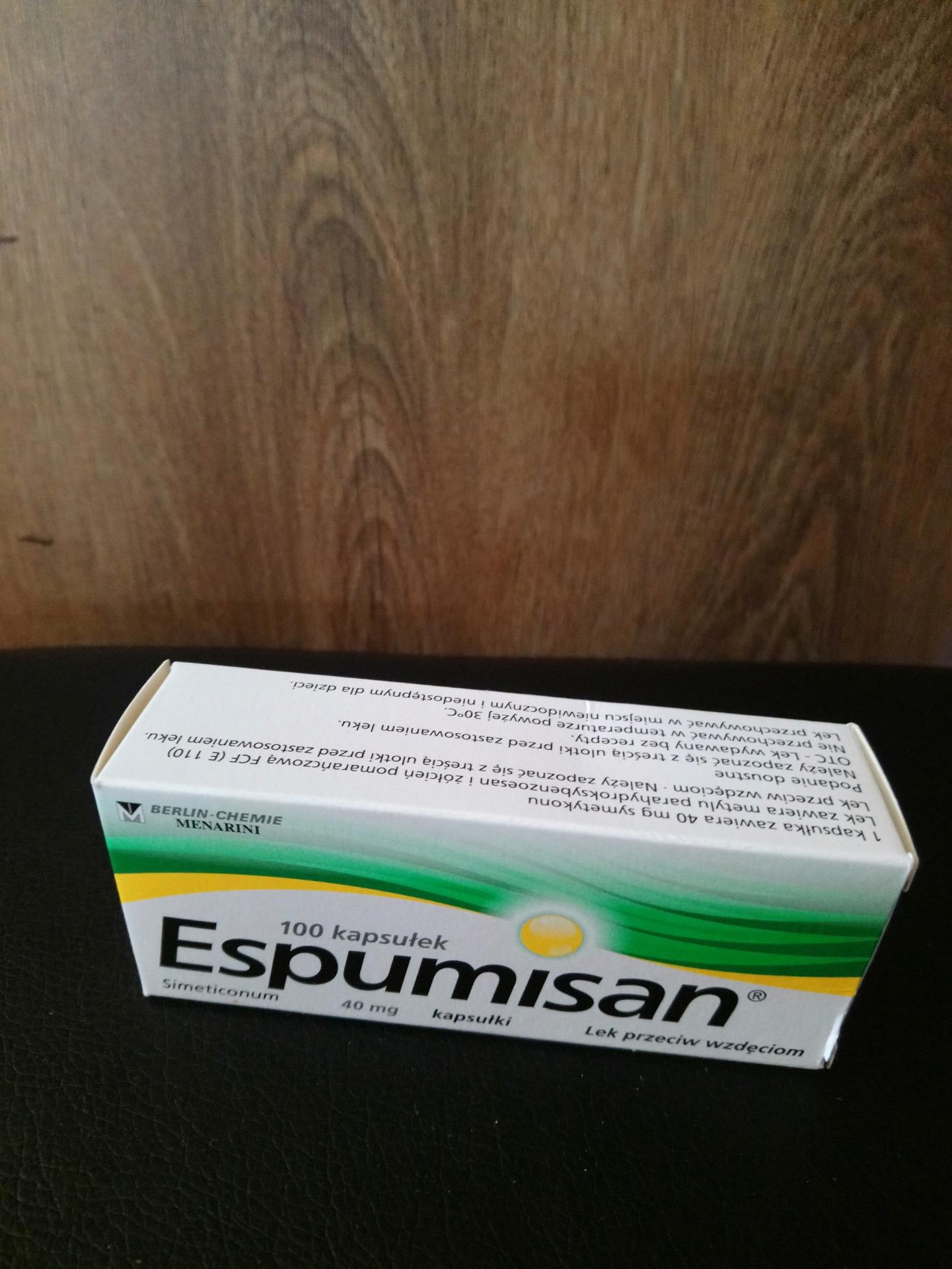 Espumisan 40 mg 100 kaps. - Opinie i ceny na Ceneo.pl