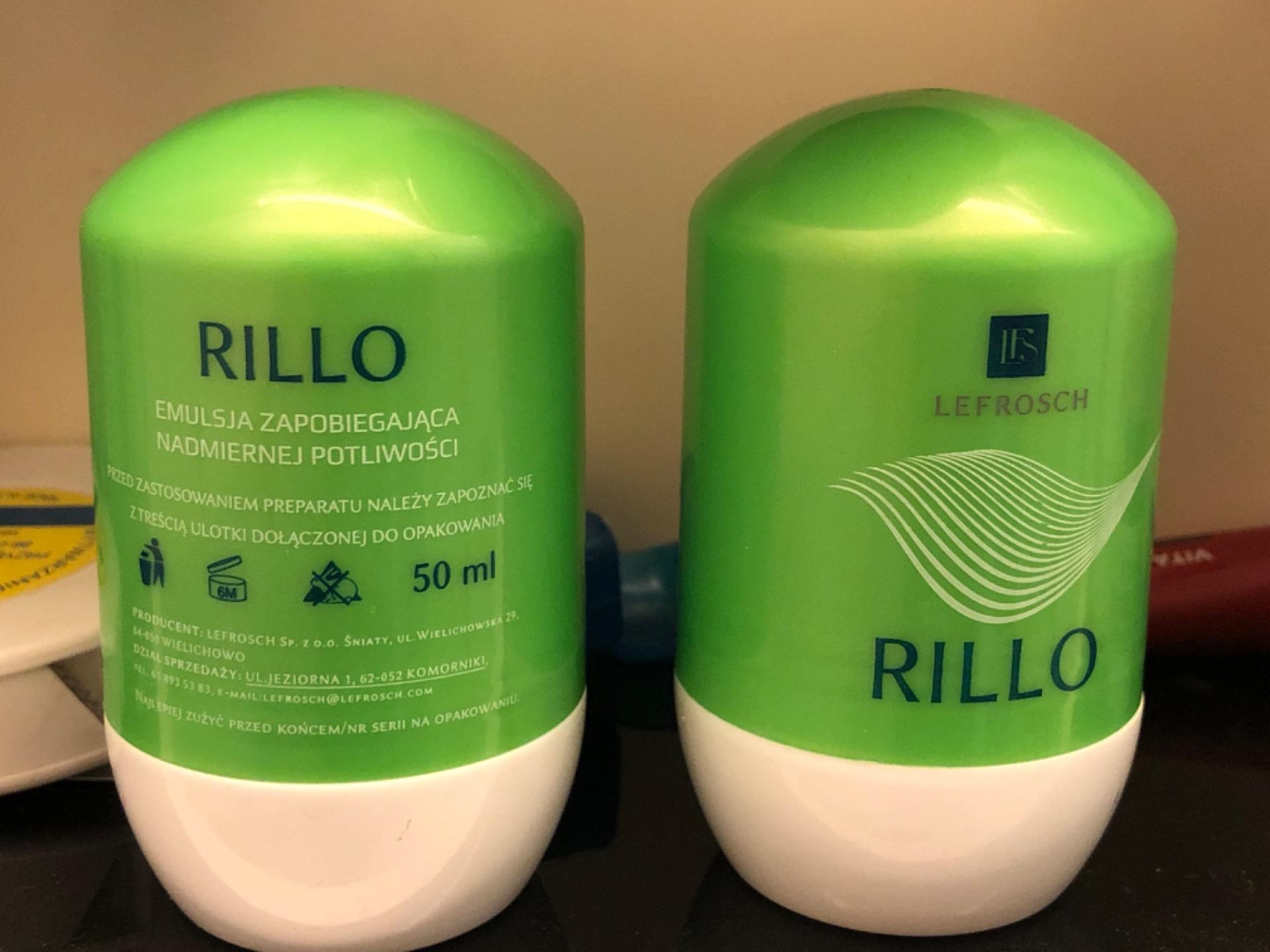 Lefrosch Rillo emulsja zapobiegająca nadmiernej potliwości 50ml ...