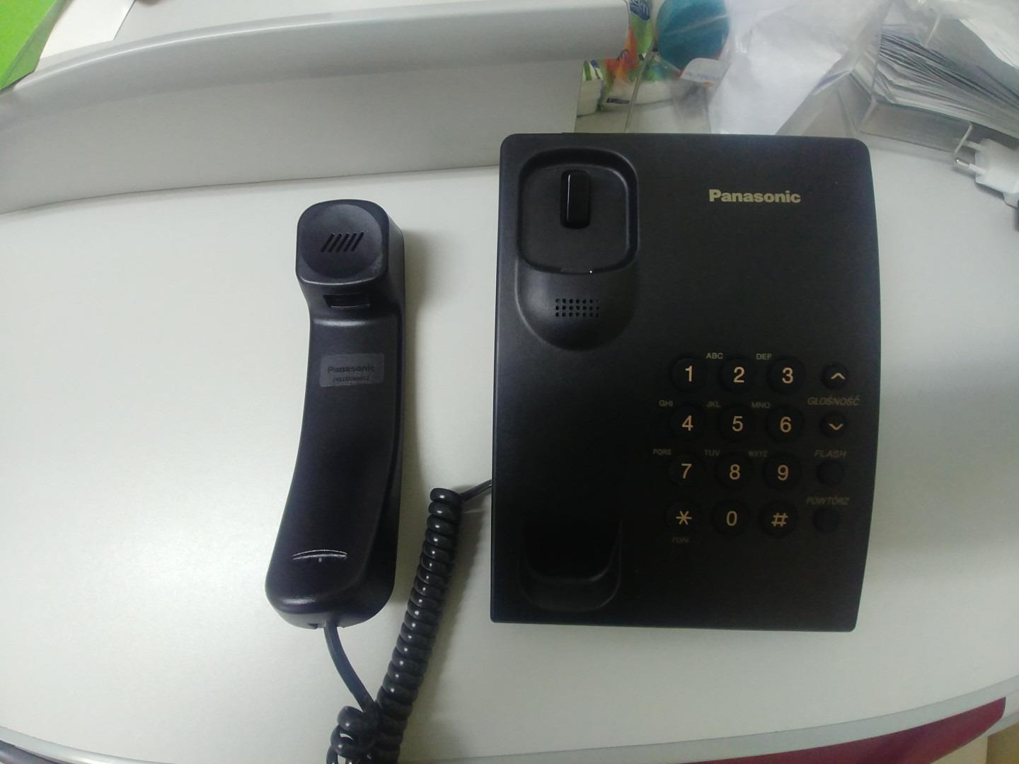 Telefon Panasonic KX-TS500 Czarny - Opinie i ceny na Ceneo.pl