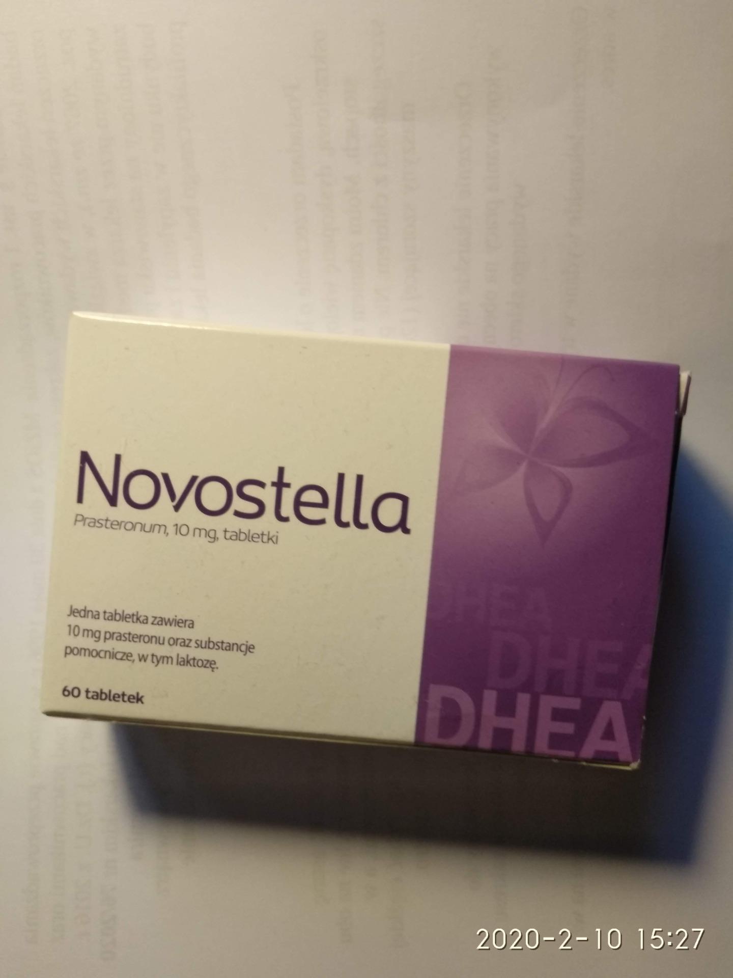 Novostella DHEA 10 mg. 60 tabletek - Opinie i ceny na Ceneo.pl