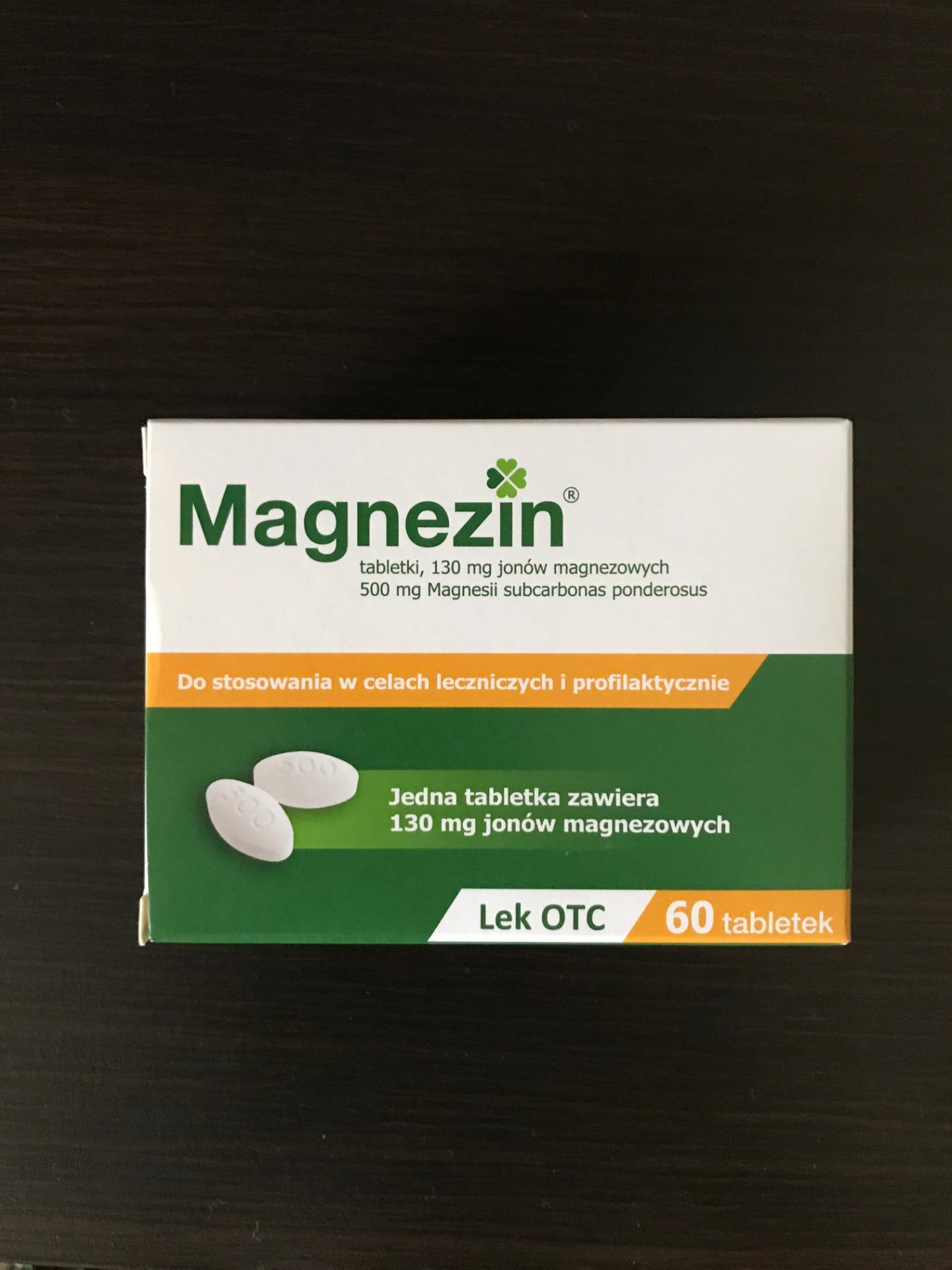 Magnezin 500mg 60 tabl. - Opinie i ceny na Ceneo.pl