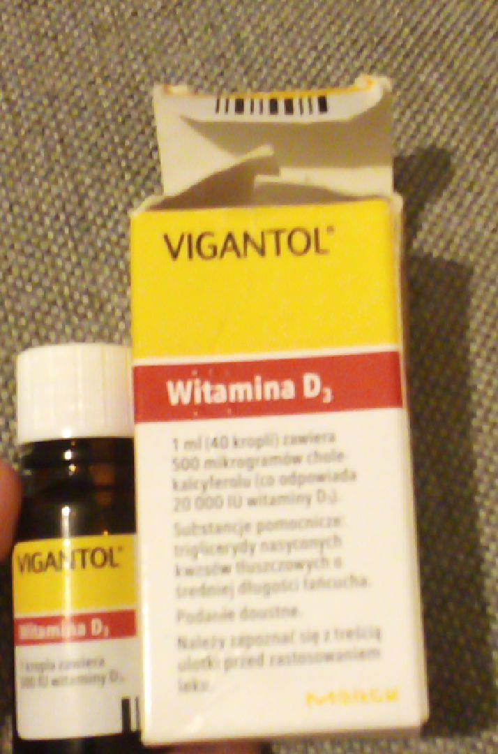 Vigantol 20 000IU, krople doustne 10ml - Opinie i ceny na Ceneo.pl