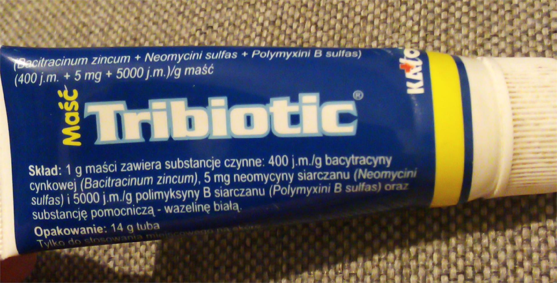 TRIBIOTIC maść TUBKA 14g - Opinie i ceny na Ceneo.pl