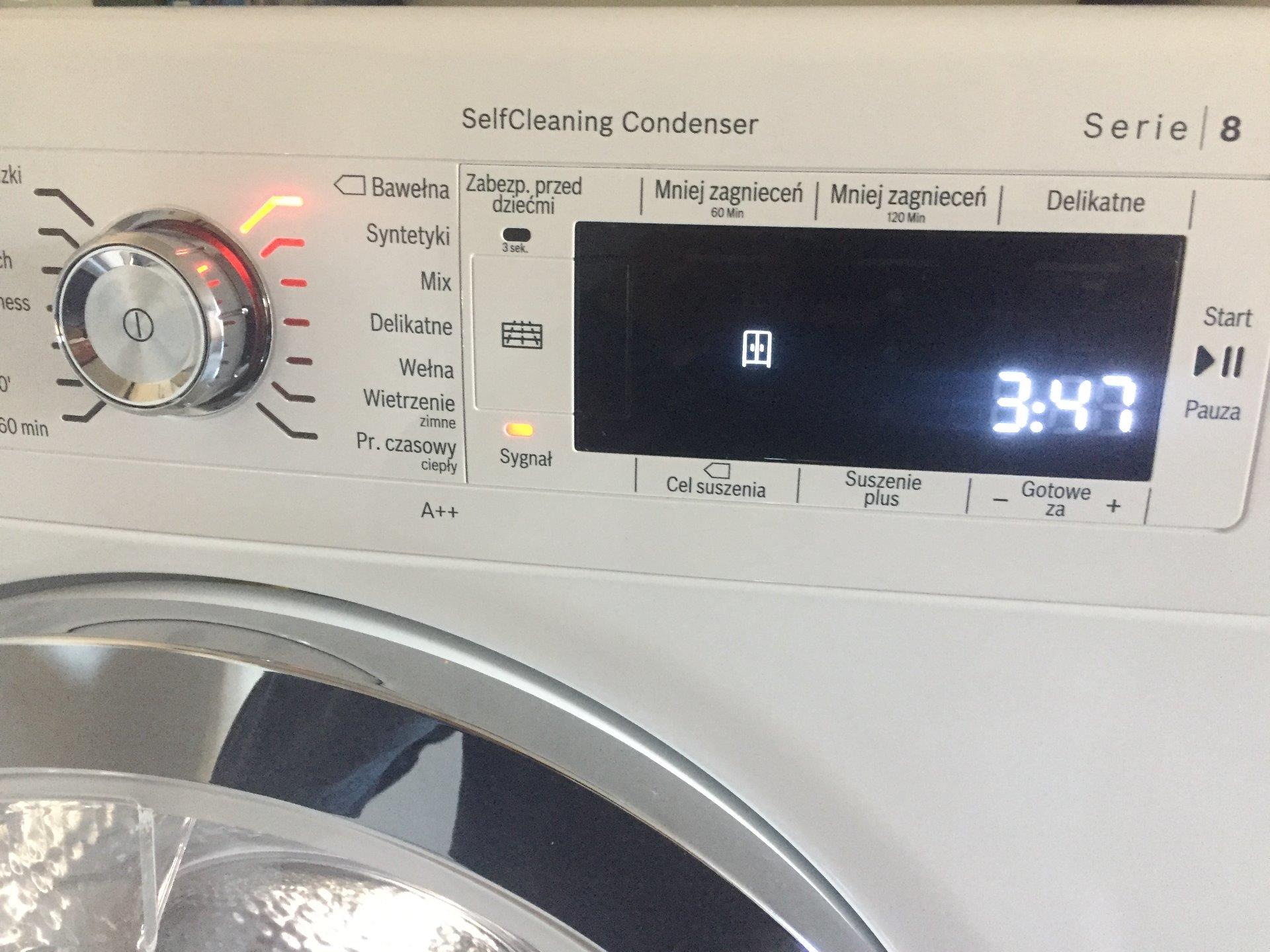 Suszarka Bosch SelfCleaning Condenser WTW85562PL - Opinie i ceny na Ceneo.pl