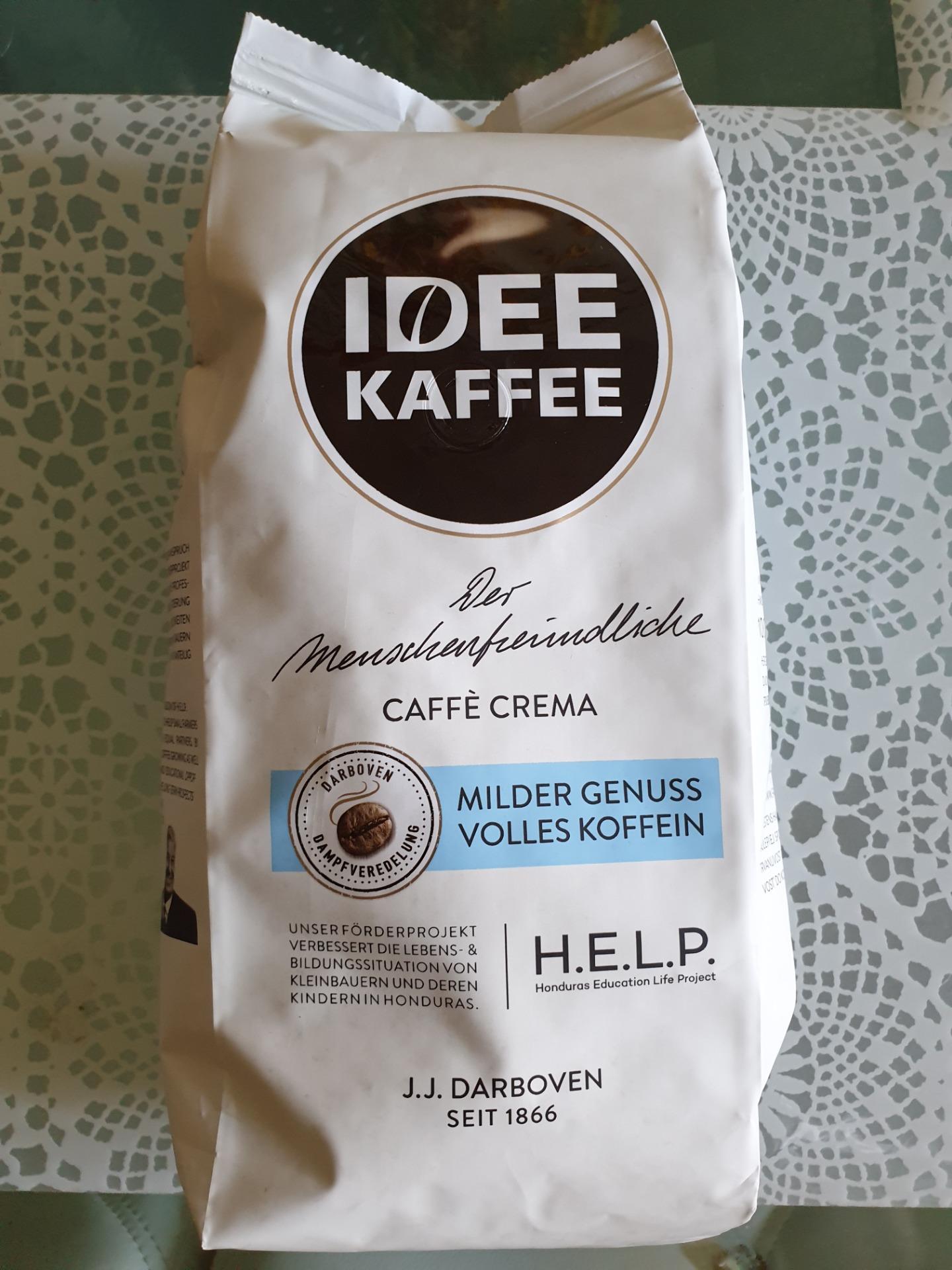Kawa Idee Idee Kaffee Classic Cafe Crema kawa ziarnista J.J.Darboven ...