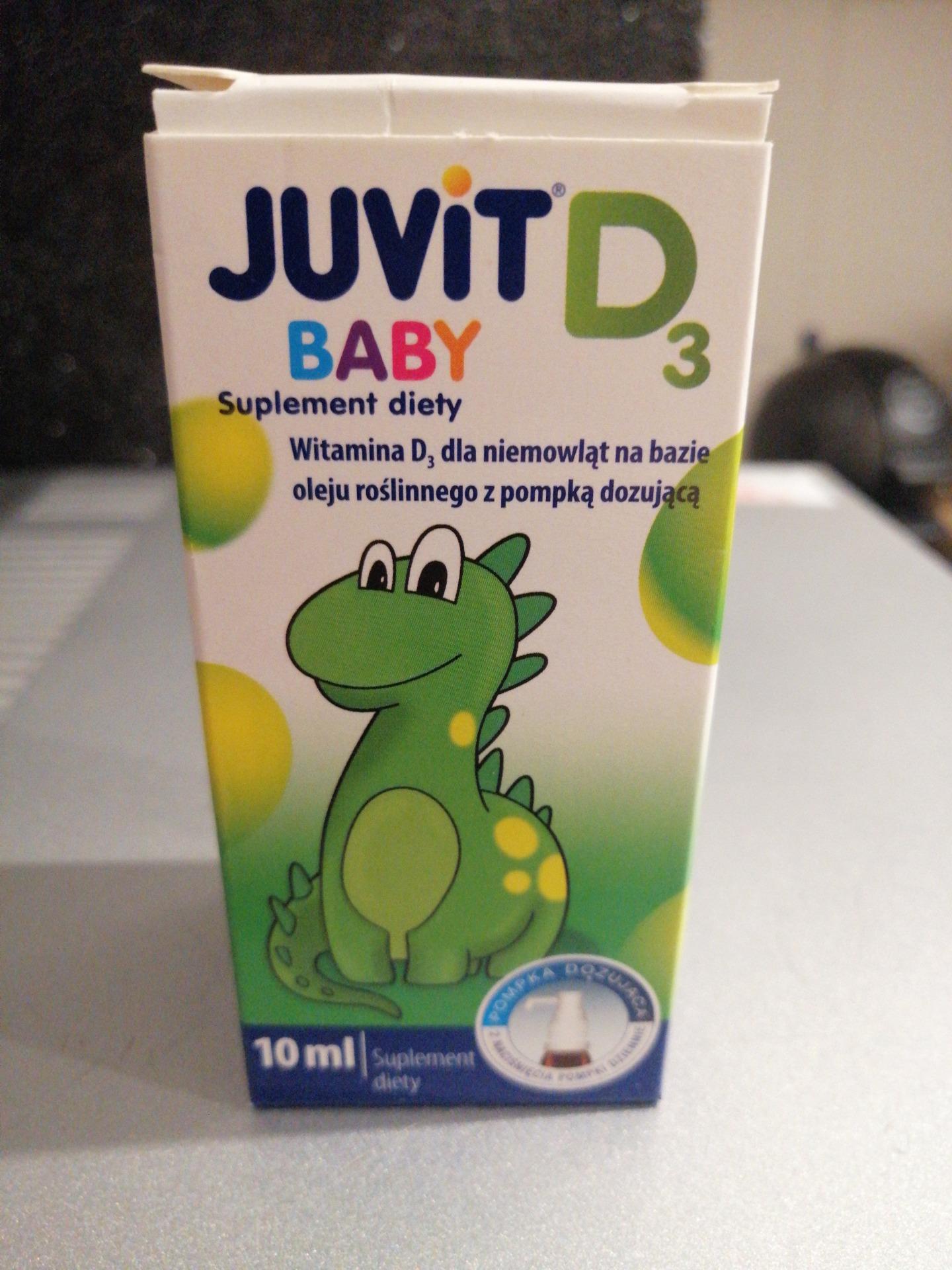 Juvit Baby D3 krople doustne 10ml - Opinie i ceny na Ceneo.pl