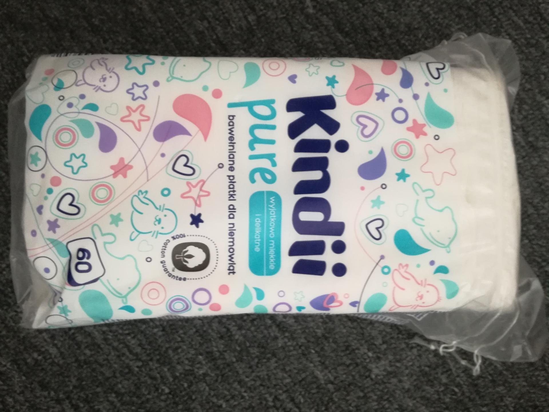 Kindii Pure Płatki Bawełniane Kosmetyczne Dla Niemowląt 60szt - Ceny i ...