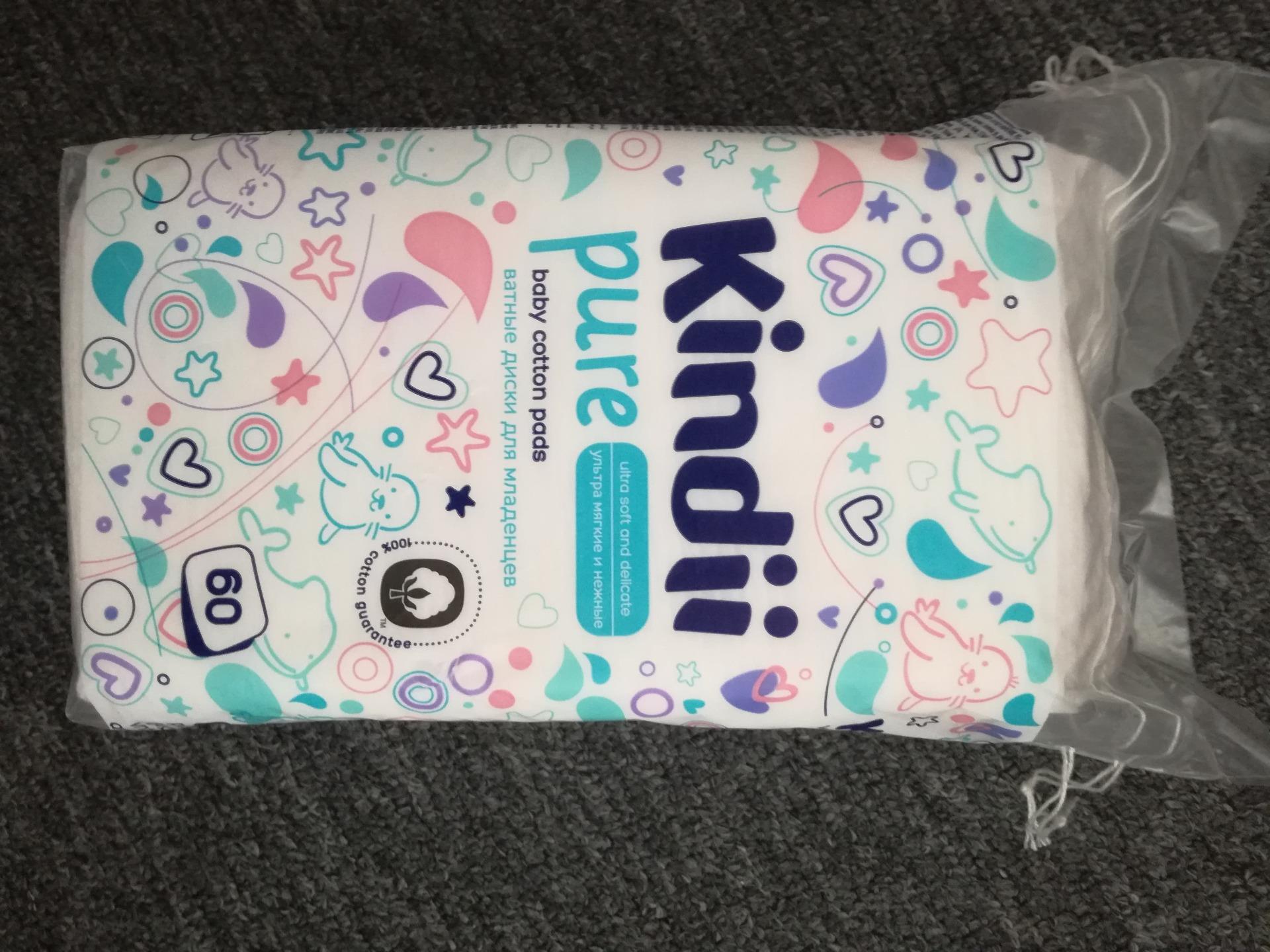 Kindii Pure Płatki Bawełniane Kosmetyczne Dla Niemowląt 60szt - Ceny i ...