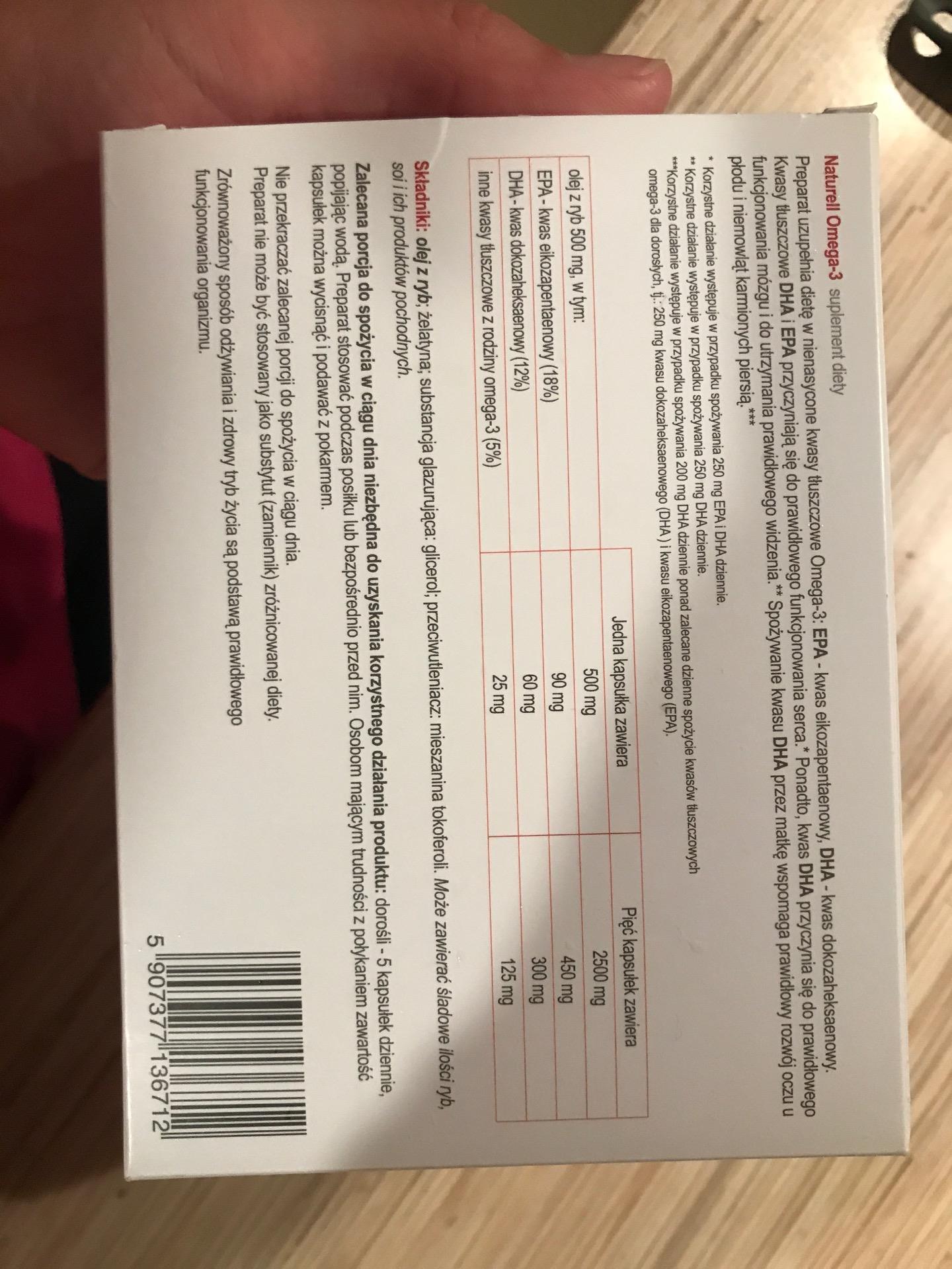 Naturell Omega - 3 120 kaps. - Opinie i ceny na Ceneo.pl