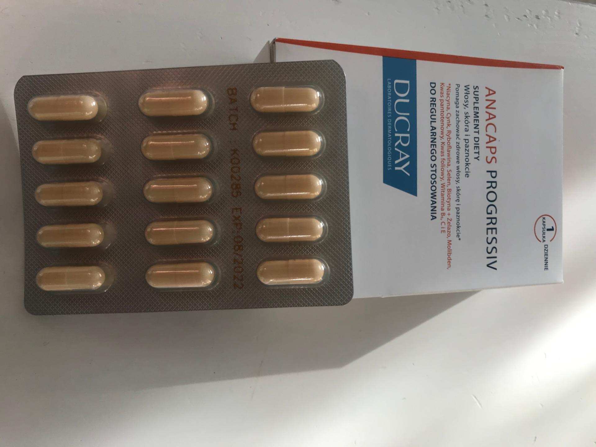 DUCRAY Anacaps PROGRESSIV 30kaps - Opinie i ceny na Ceneo.pl