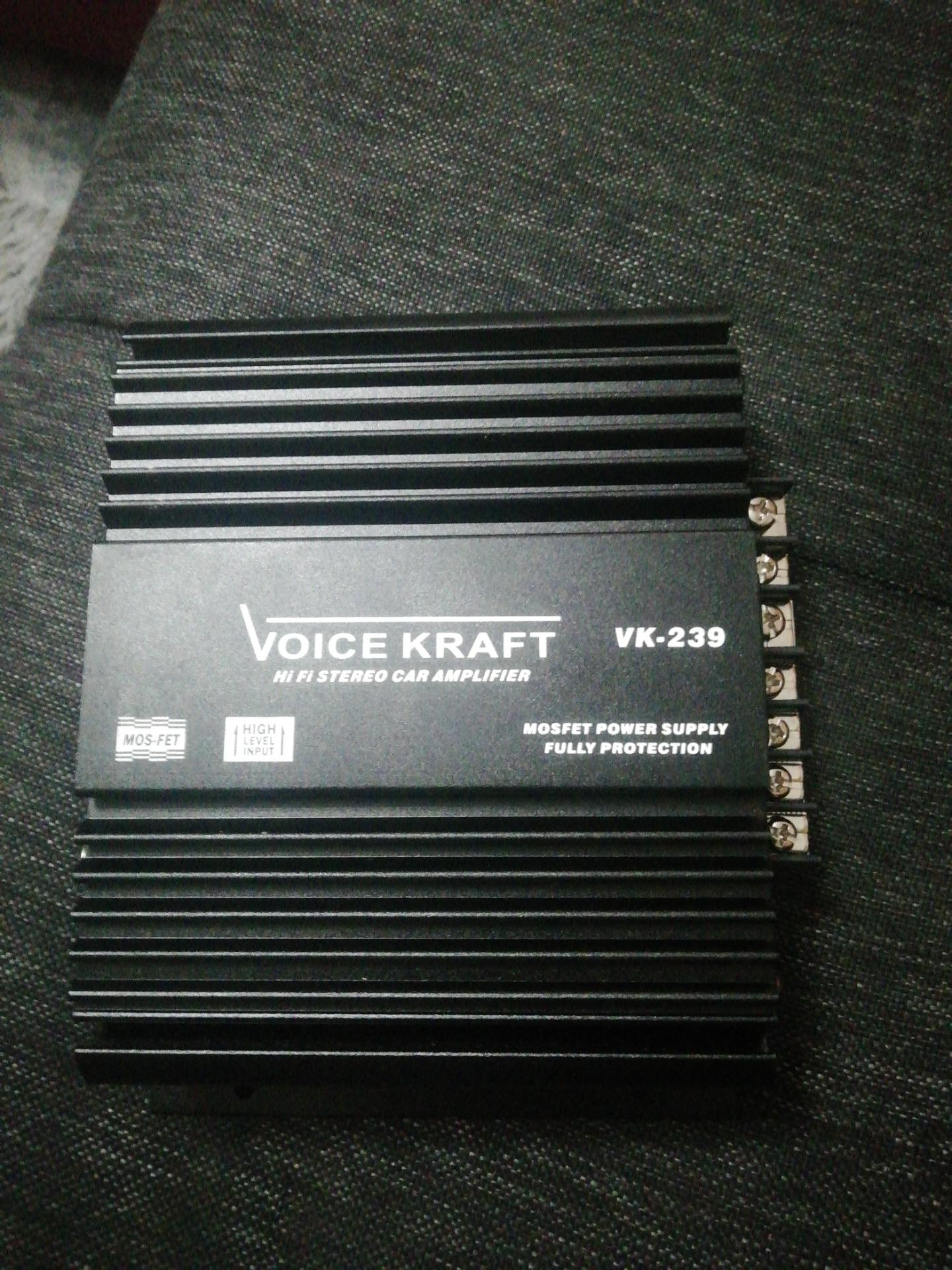 Wzmacniacz samochodowy Voice Kraft VK 239 - Opinie i ceny na Ceneo.pl