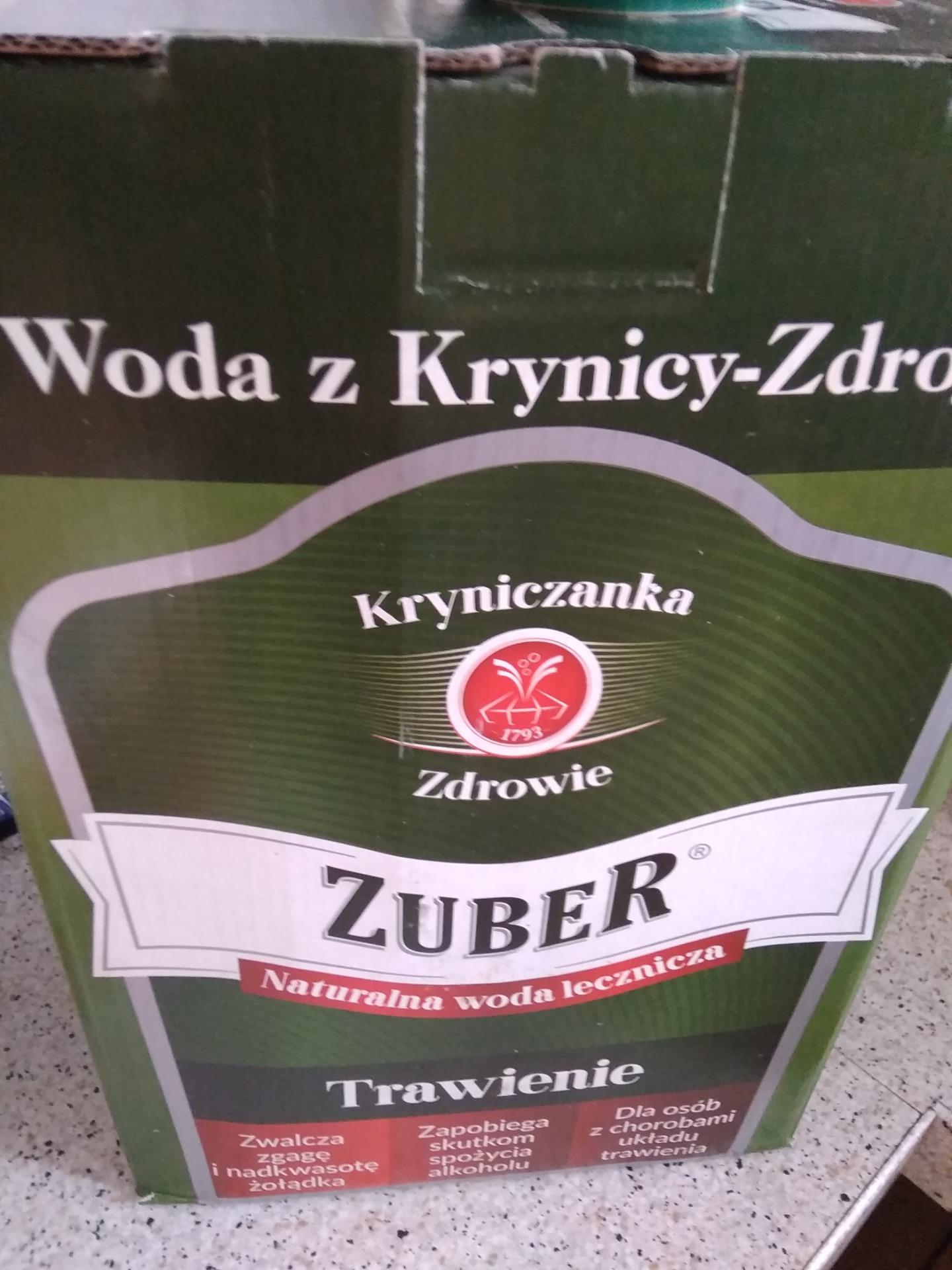 Preparat medycyny naturalnej Uzdrowisko Krynica-Żegiestów Woda ZUBER 5 ...