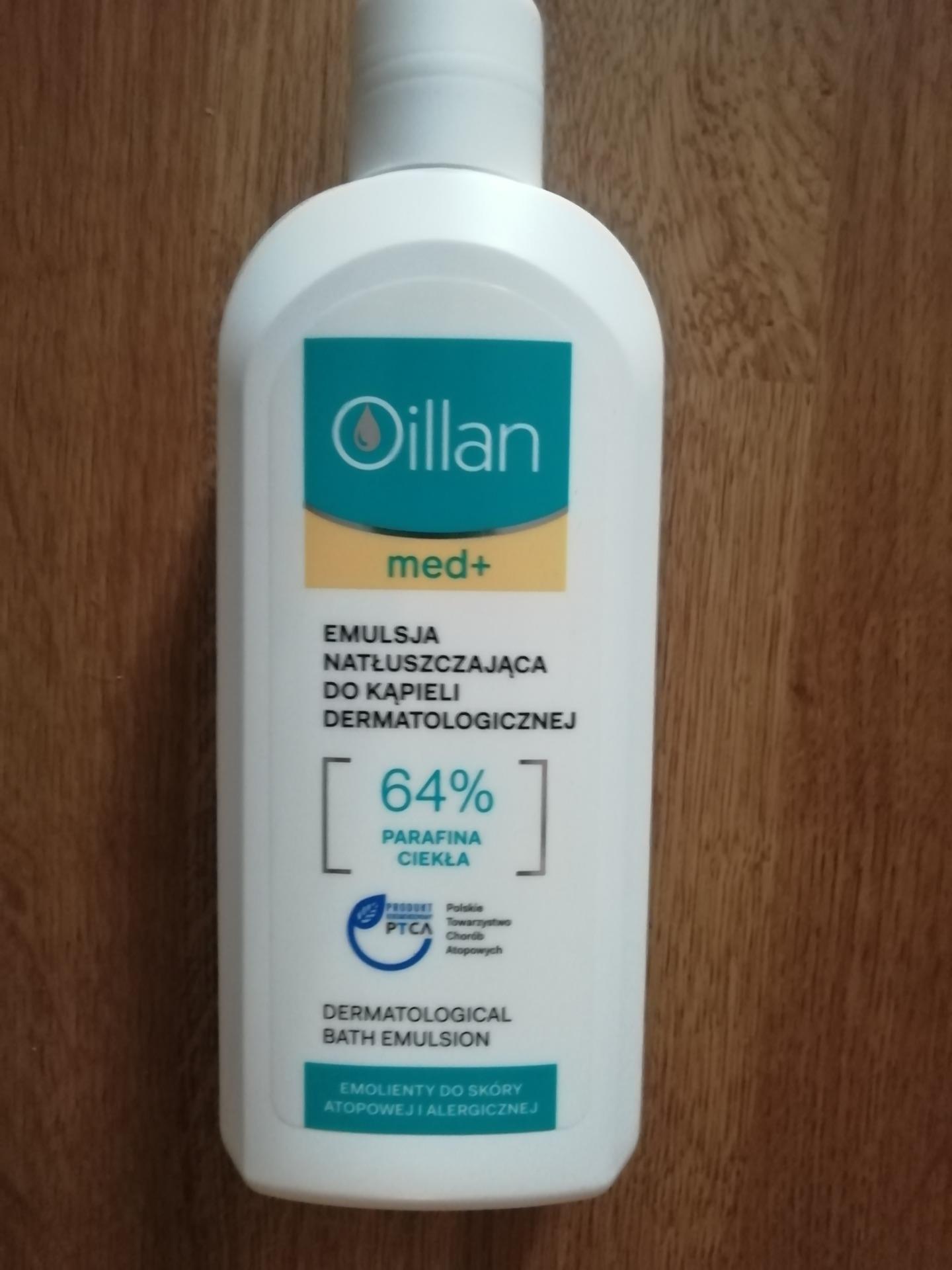Oillan Med+ emulsja natłuszczająca do kąpieli dermatologicznej 500 ml ...
