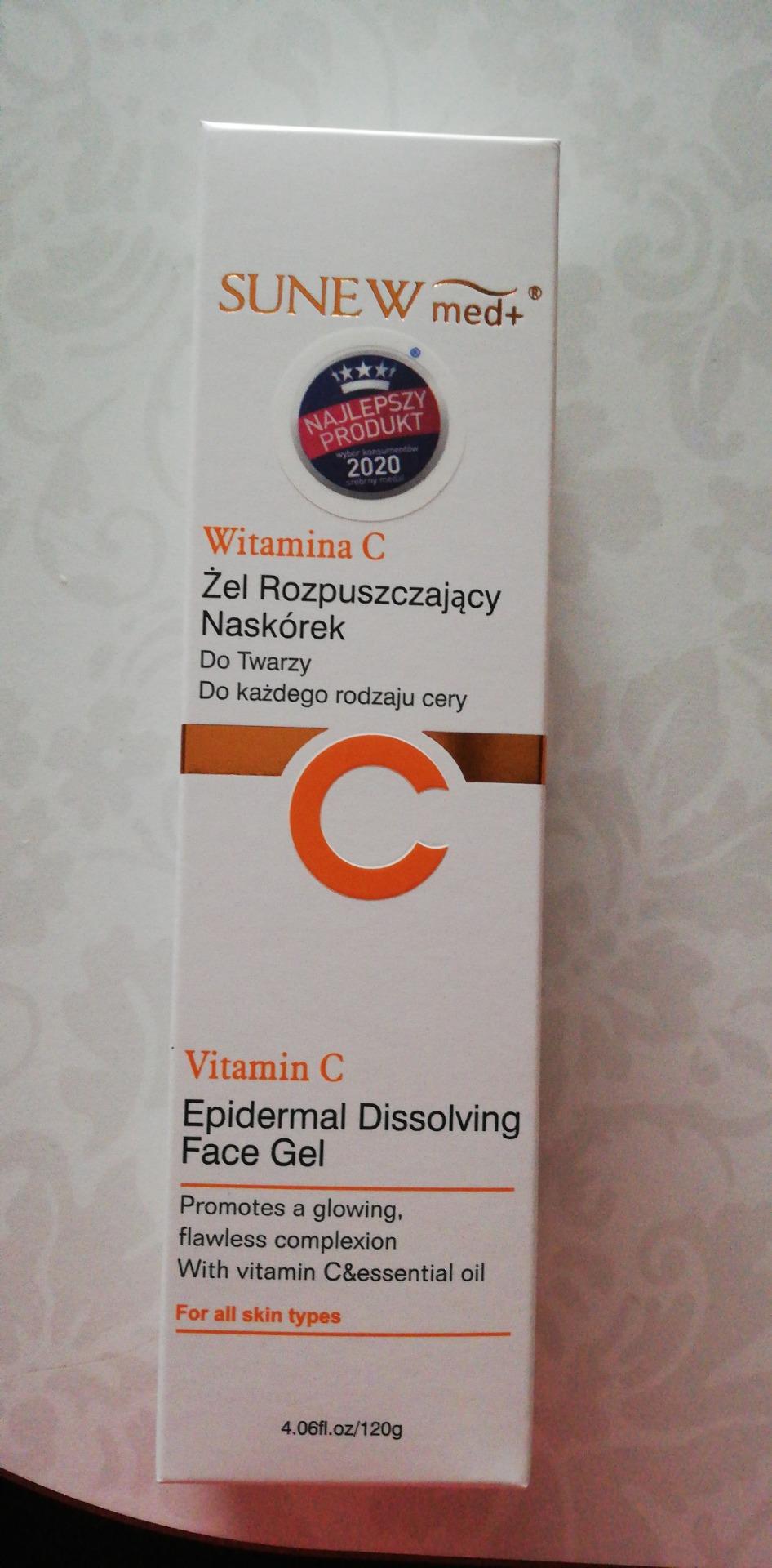 Sunew Med Żel rozpuszczający naskórek do twarzy z witaminą C 120g ...