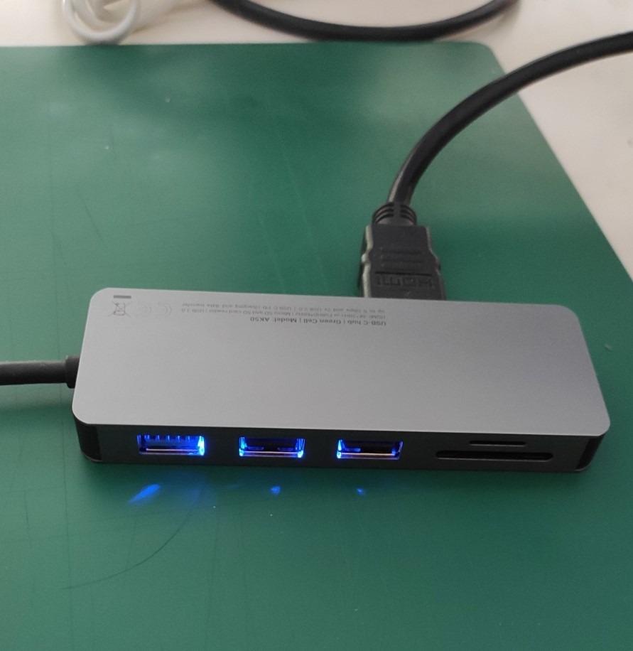 Hub USB Green Cell HUB Adapter USB-C 7w1 (AK50) - Opinie i ceny na Ceneo.pl