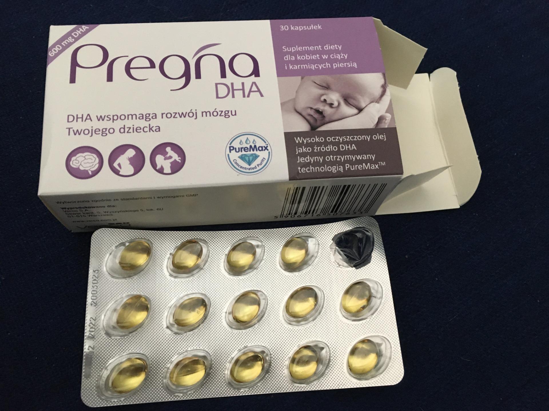 Pregna 250 DHA 30 kaps - Opinie i ceny na Ceneo.pl