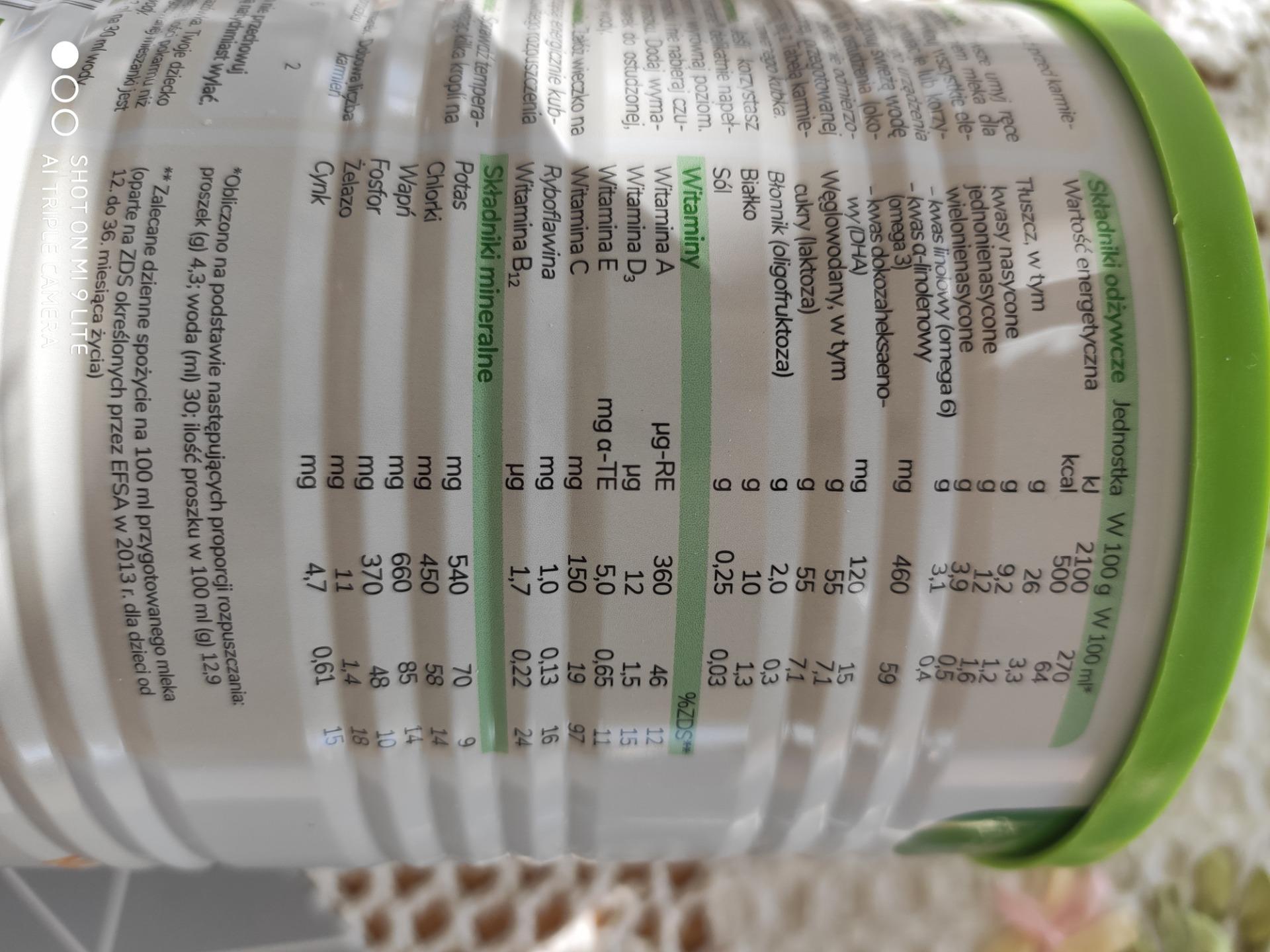 Miralex Capricare 3 mleko następne oparte na mleku kozim po 12 miesiącu ...