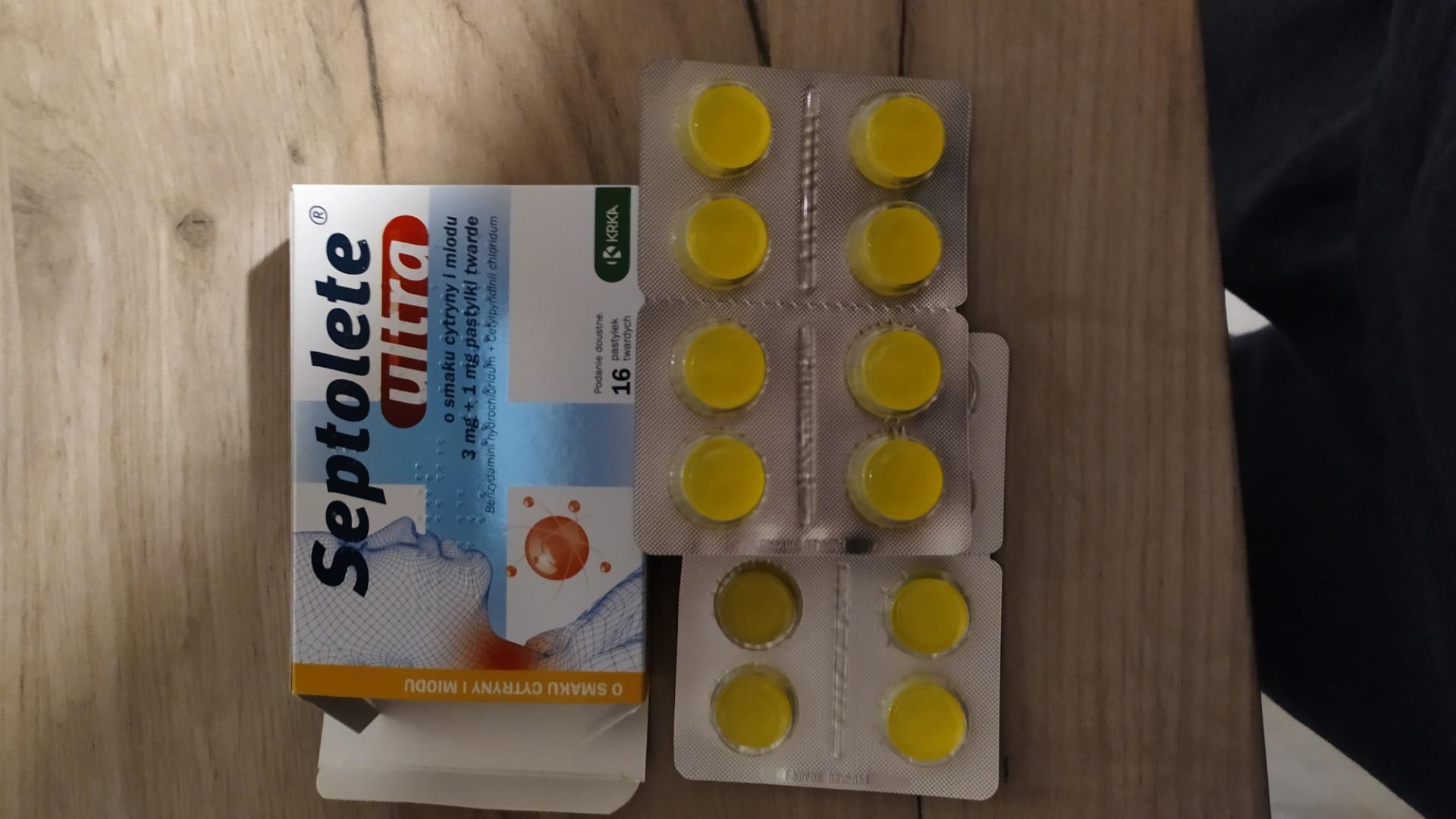 Septolete ultra cytryna miód 16 pastylek - Opinie i ceny na Ceneo.pl