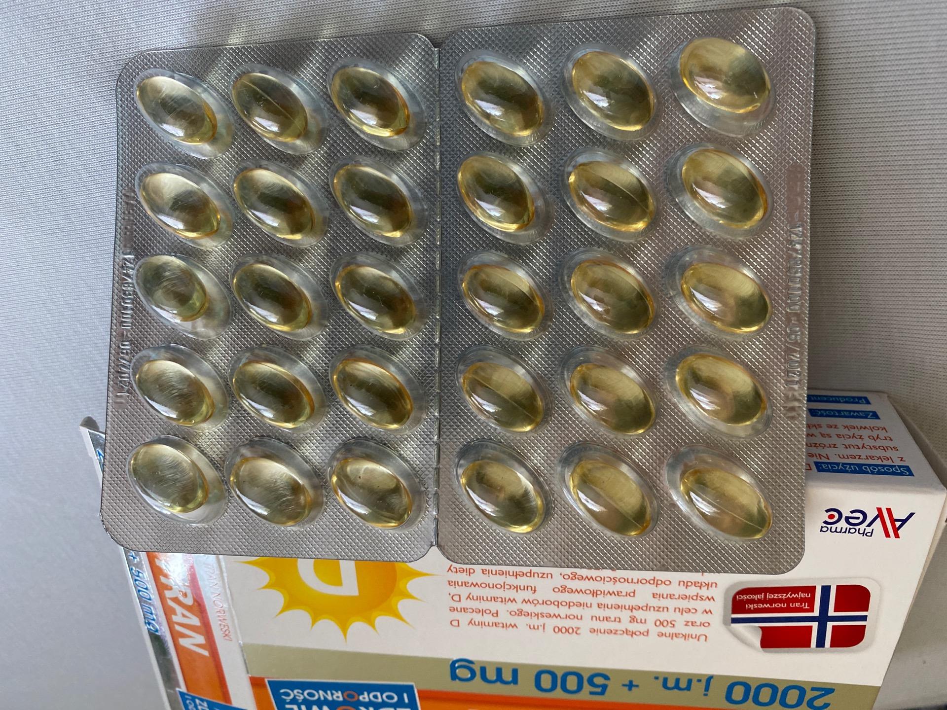 D-Vitran 2000 j.m. 500mg 60 kaps. - Opinie i ceny na Ceneo.pl
