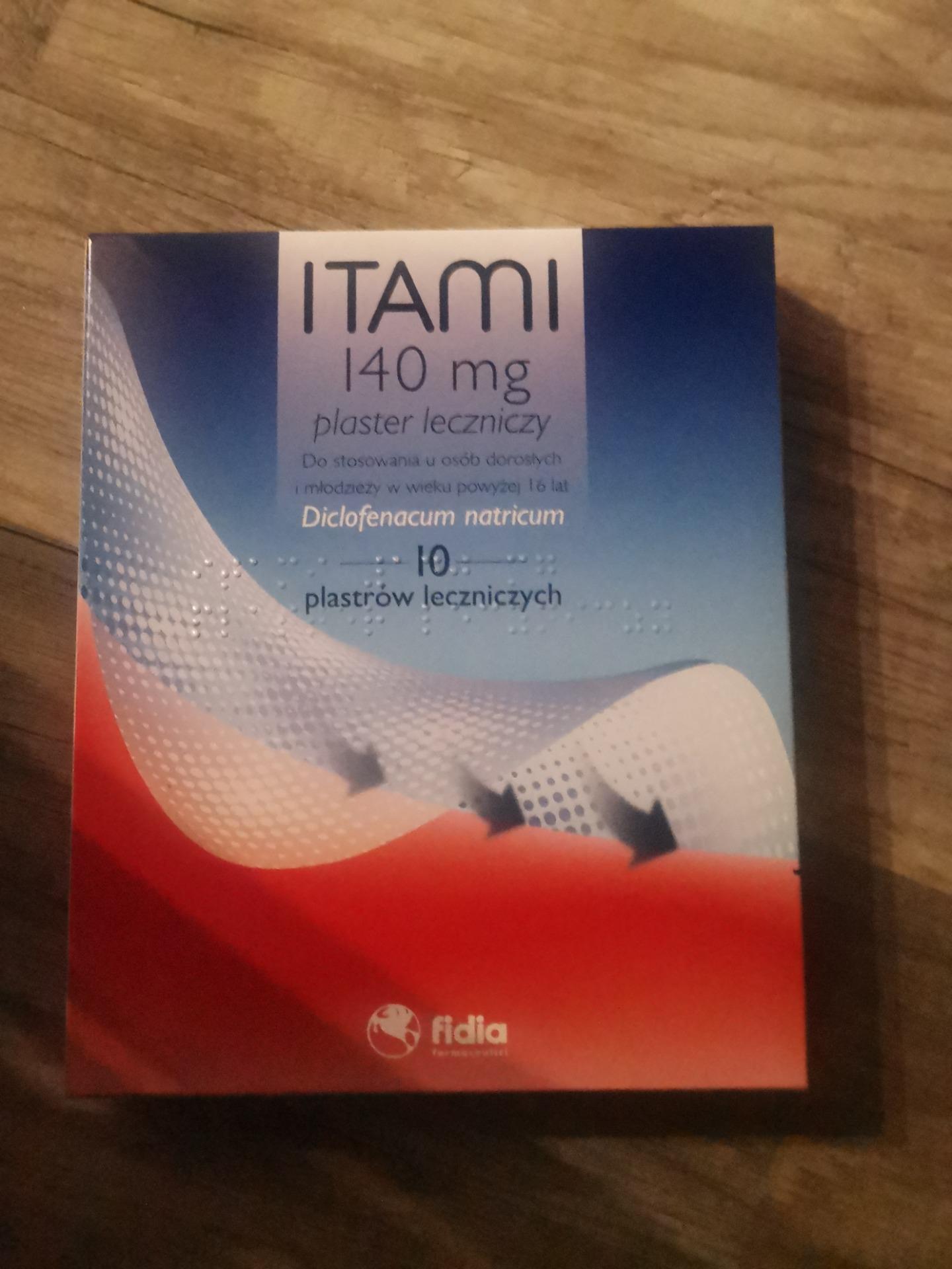 Itami Plaster leczniczy na ból mięśni i stawów 10 szt. - Opinie i ceny ...