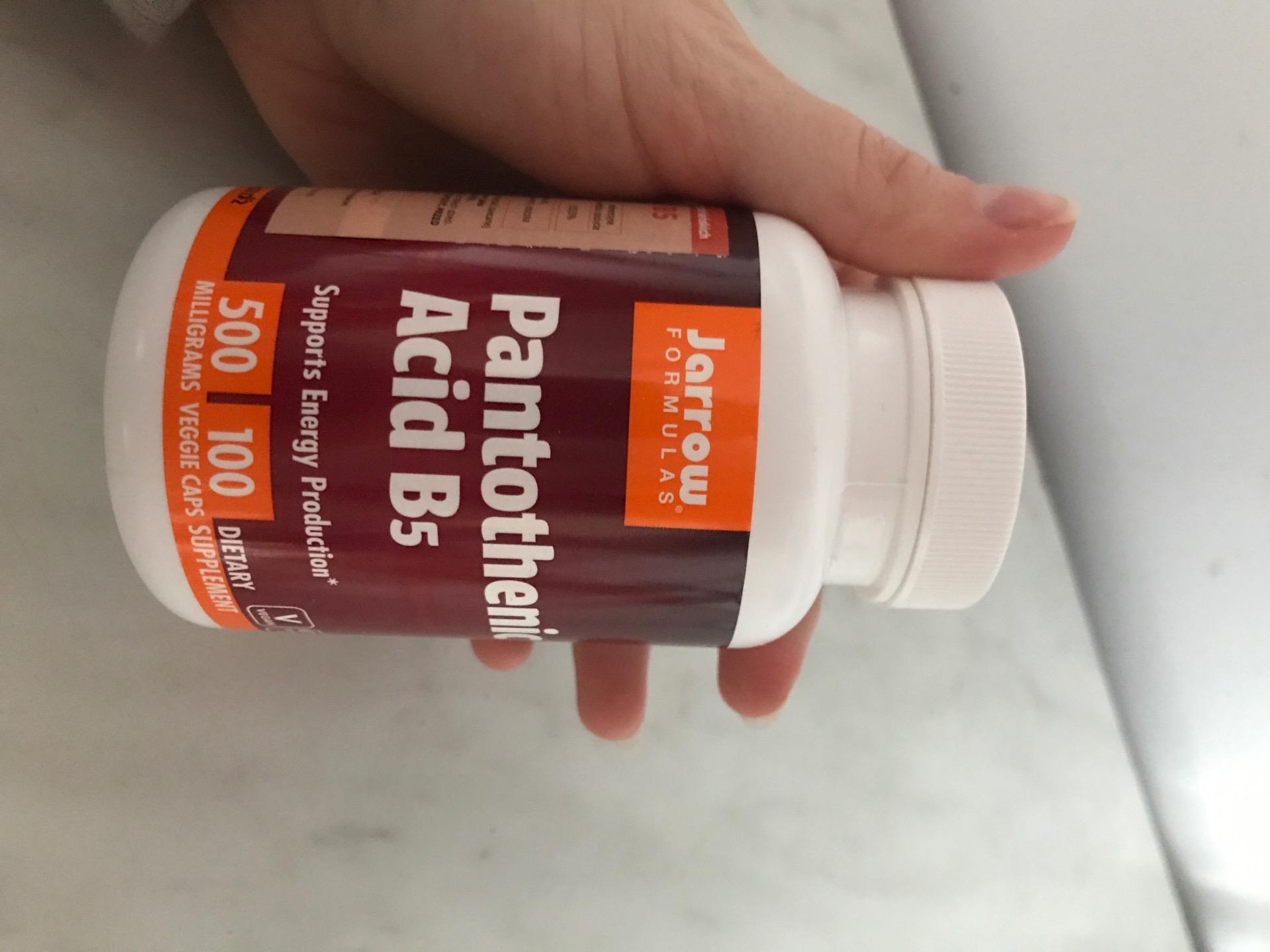 Jarrow Pantothenic acid B5 Kwas Pantotenowy Witamina B5 100 kaps ...