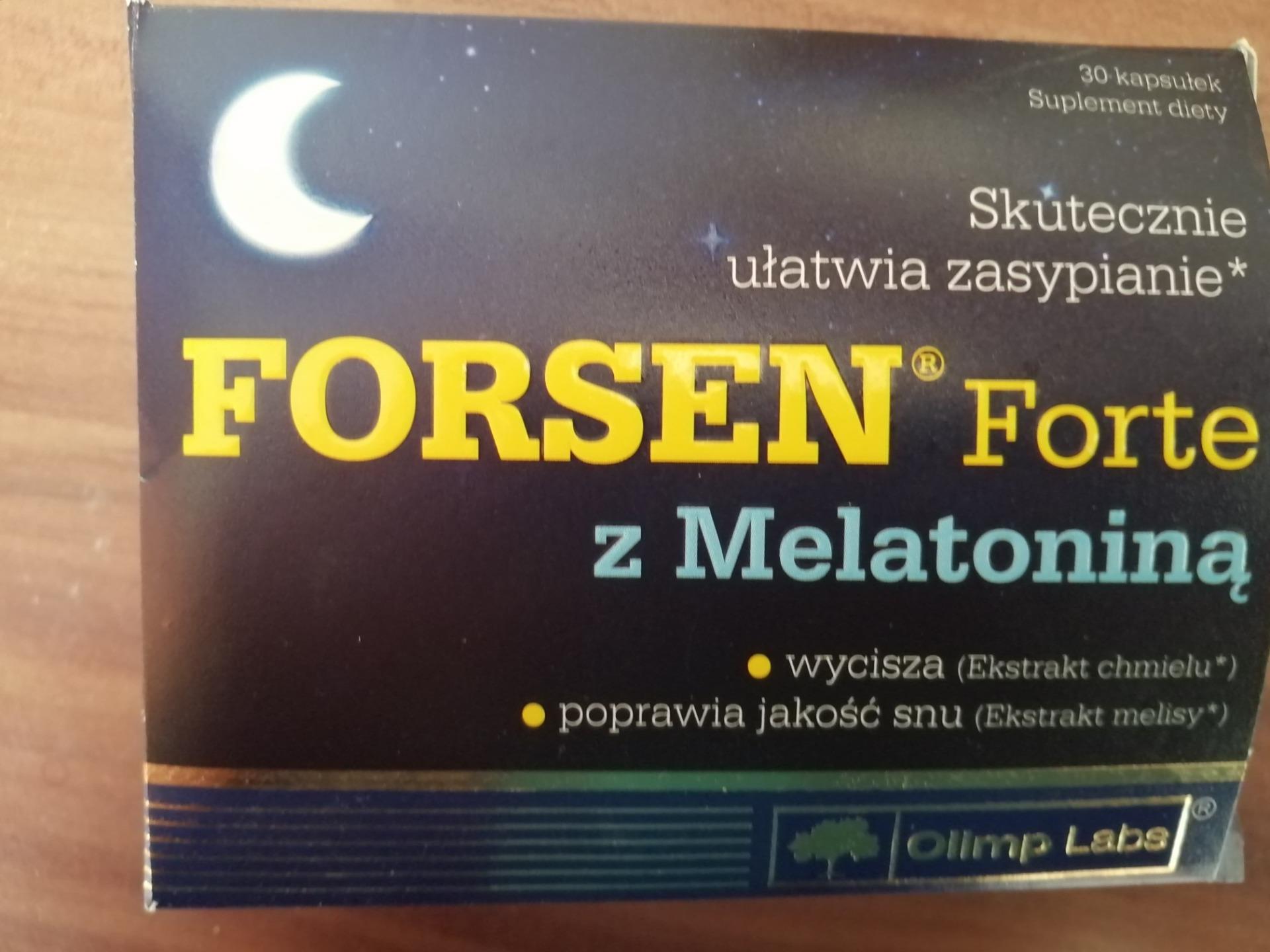 Kapsułki Olimp Forsen FORTE z Melatoniną 30 szt. - Opinie i ceny na ...