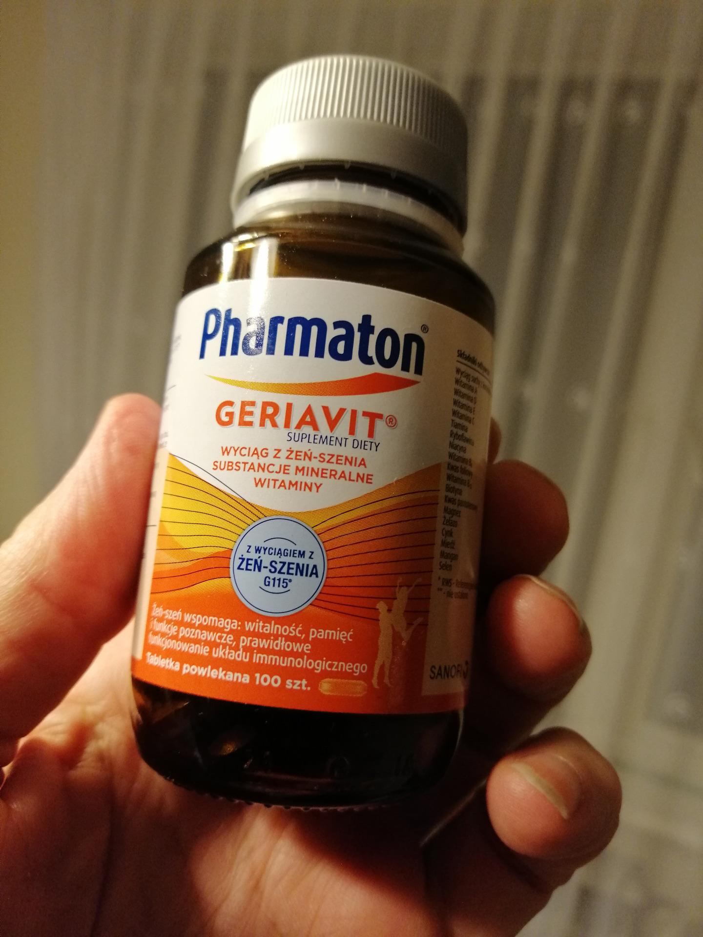 Pharmaton Geriavit 100tabl. - Opinie i ceny na Ceneo.pl