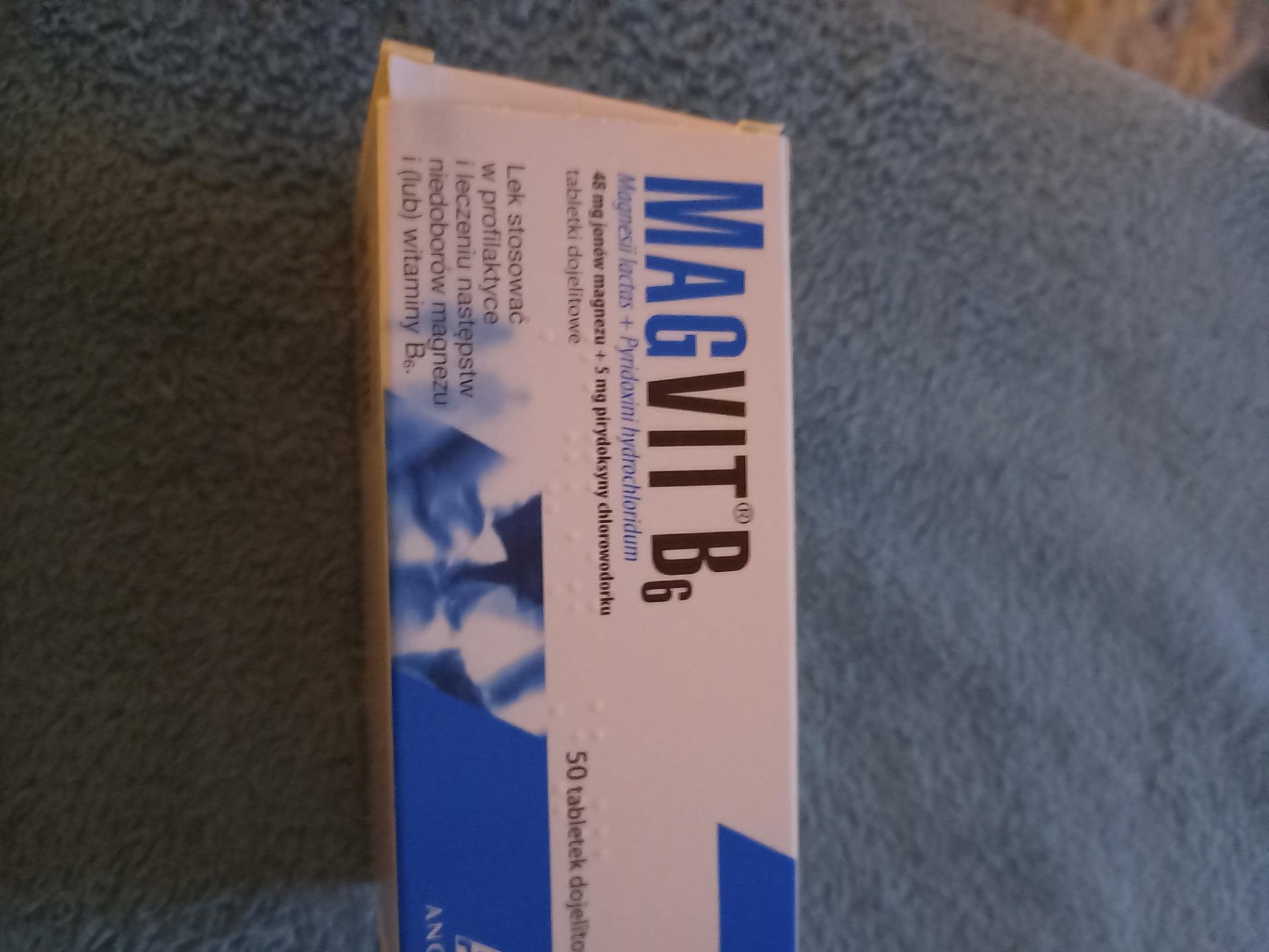 Magvit B6 50 tabl - Opinie i ceny na Ceneo.pl