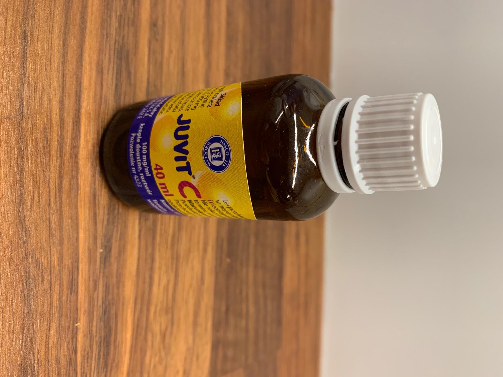Juvit C 100mg krople 40ml - Opinie i ceny na Ceneo.pl