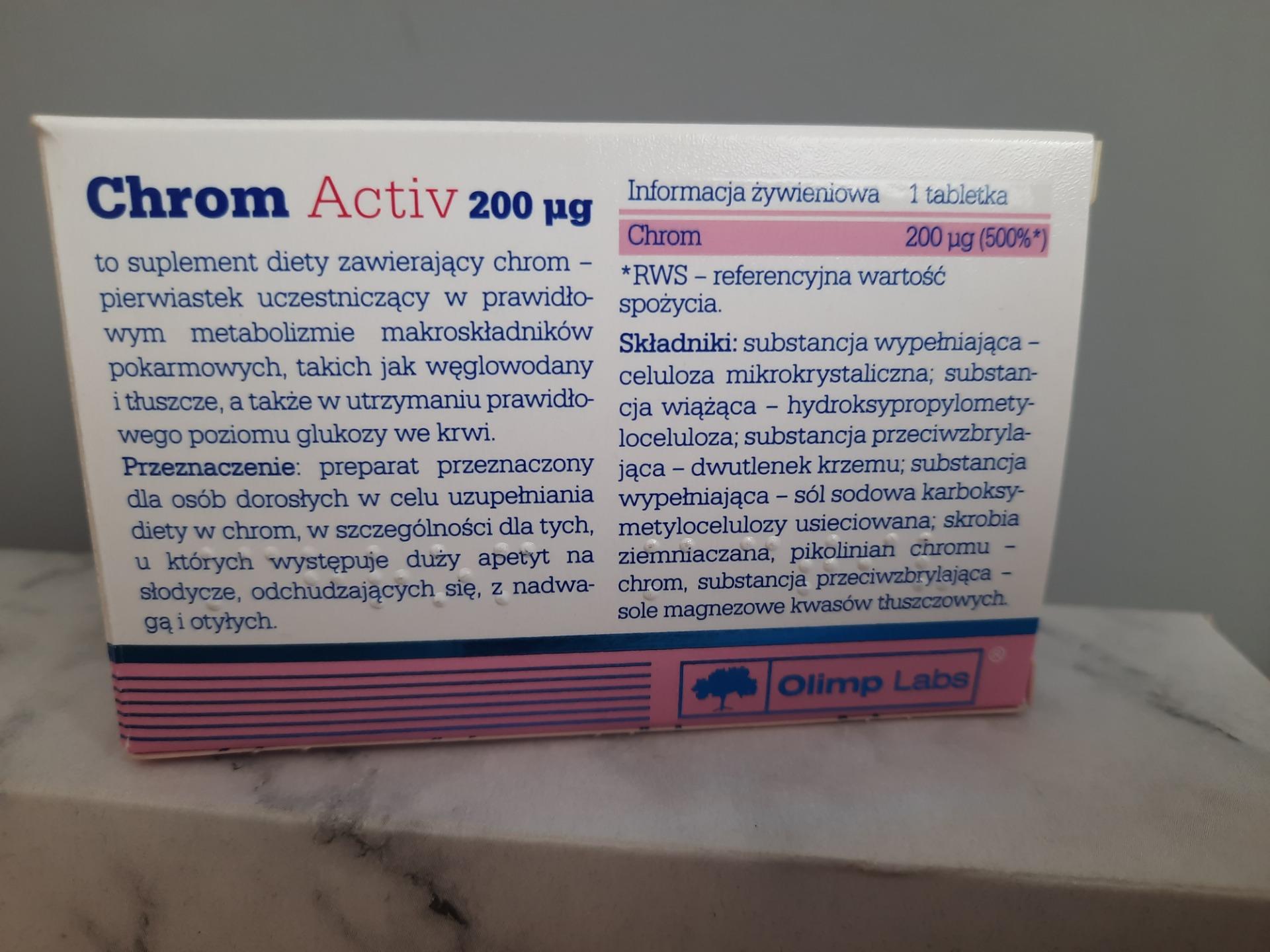 Olimp Chrom Activ 60 tabl. - Opinie i ceny na Ceneo.pl