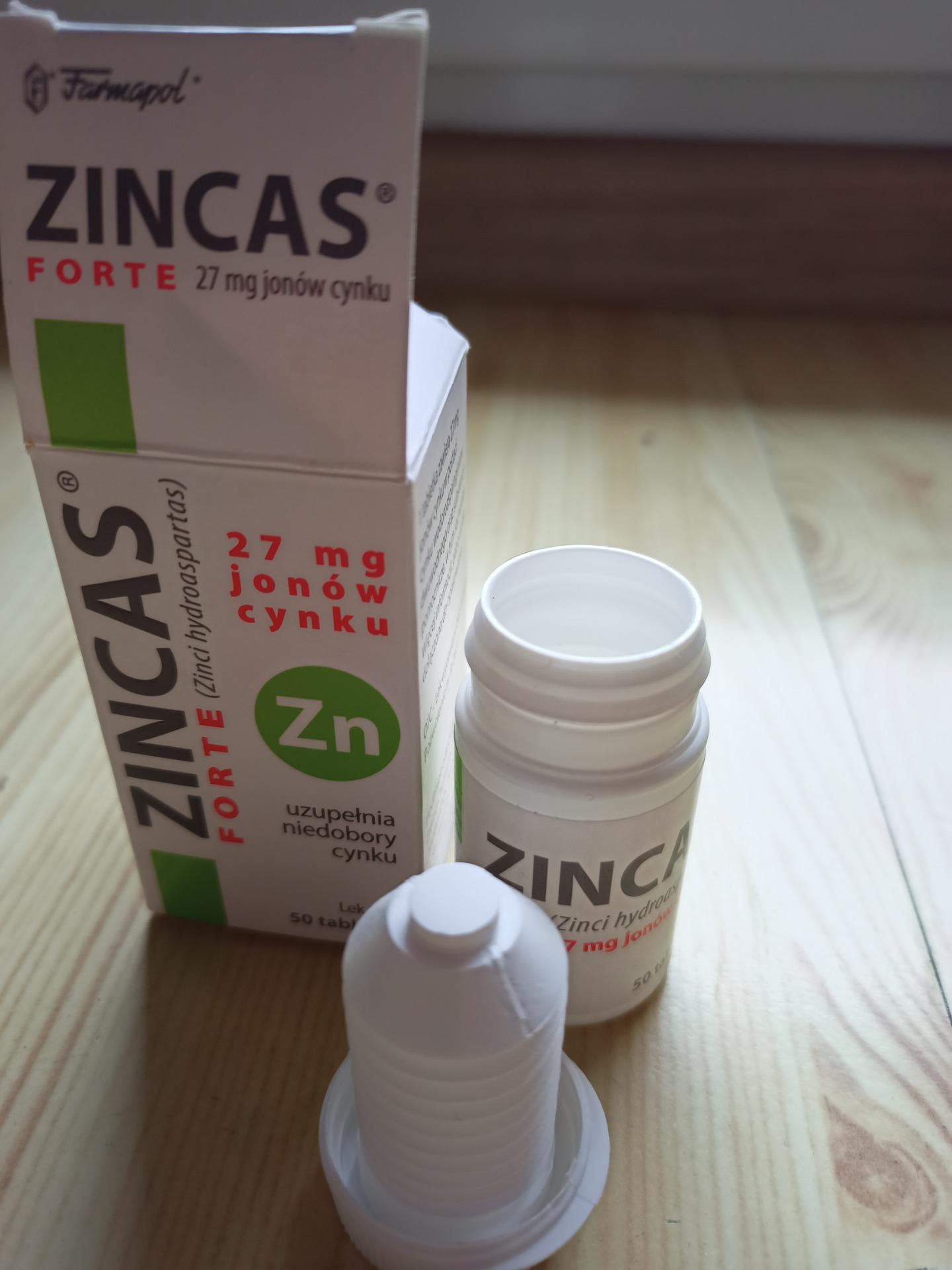 Zincas Forte 27mg 50tabl. - Opinie i ceny na Ceneo.pl