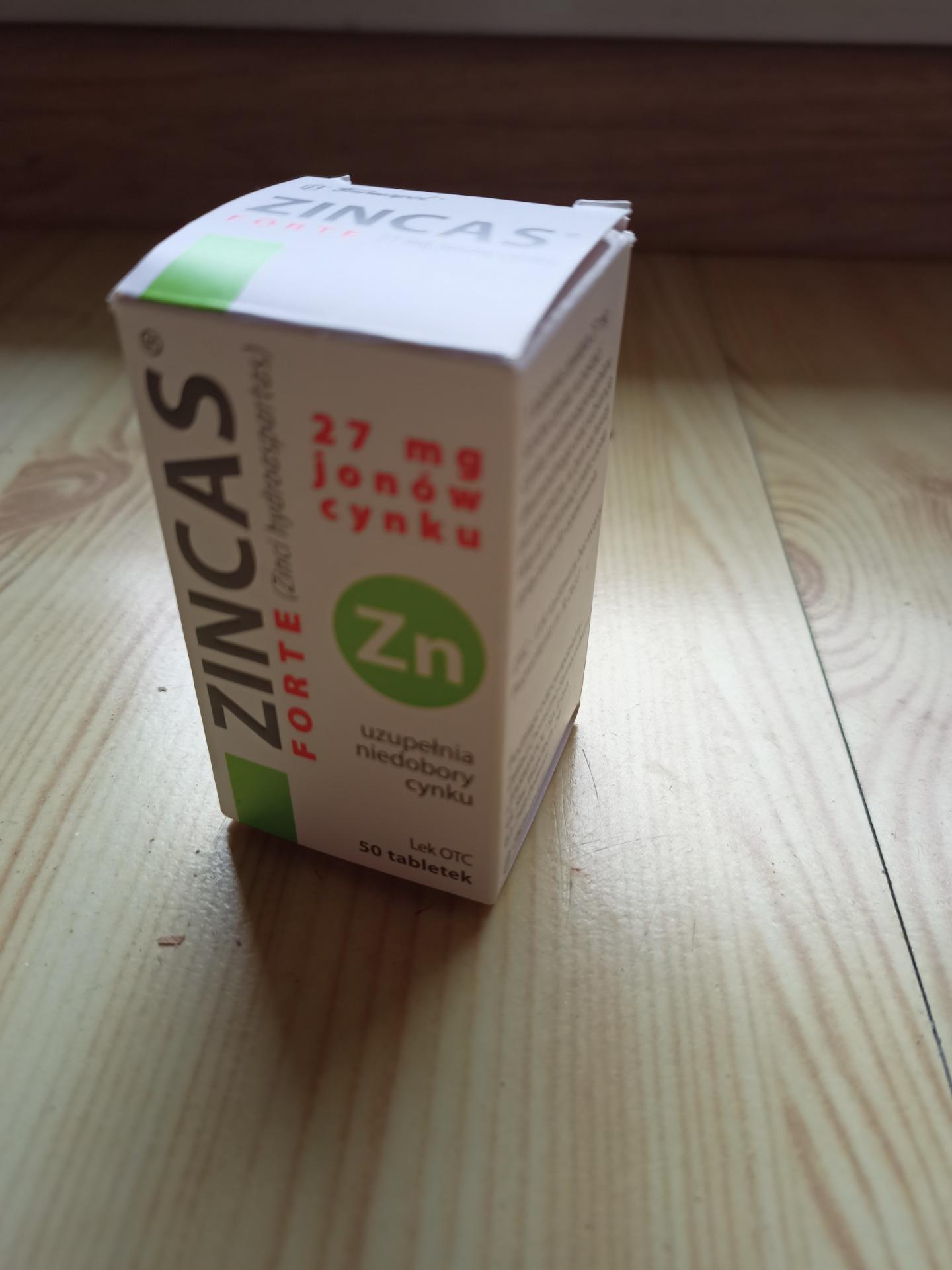 Zincas Forte 27mg 50tabl. - Opinie i ceny na Ceneo.pl