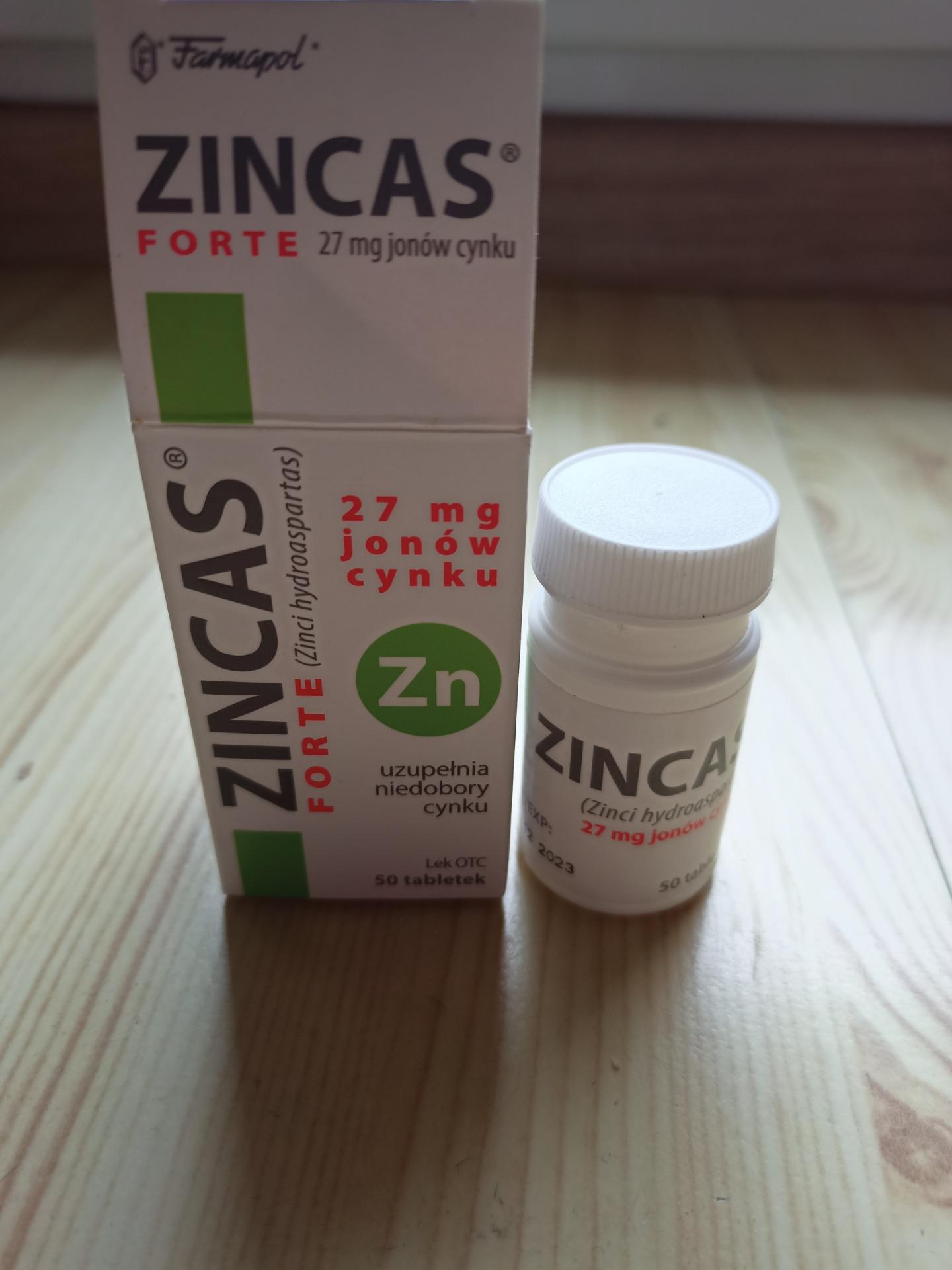 Zincas Forte 27mg 50tabl. - Opinie i ceny na Ceneo.pl