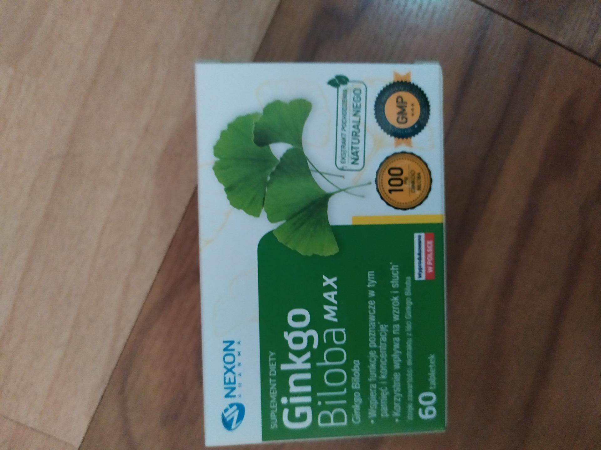 Tabletki Nexon Ginkgo Biloba Max 60 szt. - Opinie i ceny na Ceneo.pl