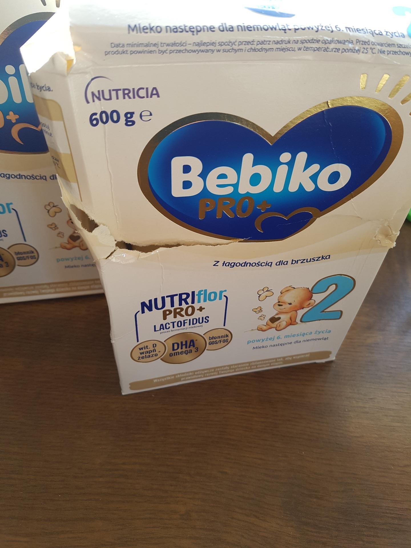 Bebiko Pro+ 1 mleko początkowe częściowo fermentowane od urodzenia 700g ...